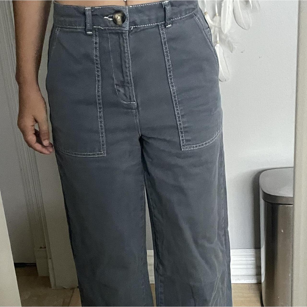 Urban outfitters BDG wide leg gray pants. Perfect... - Depop