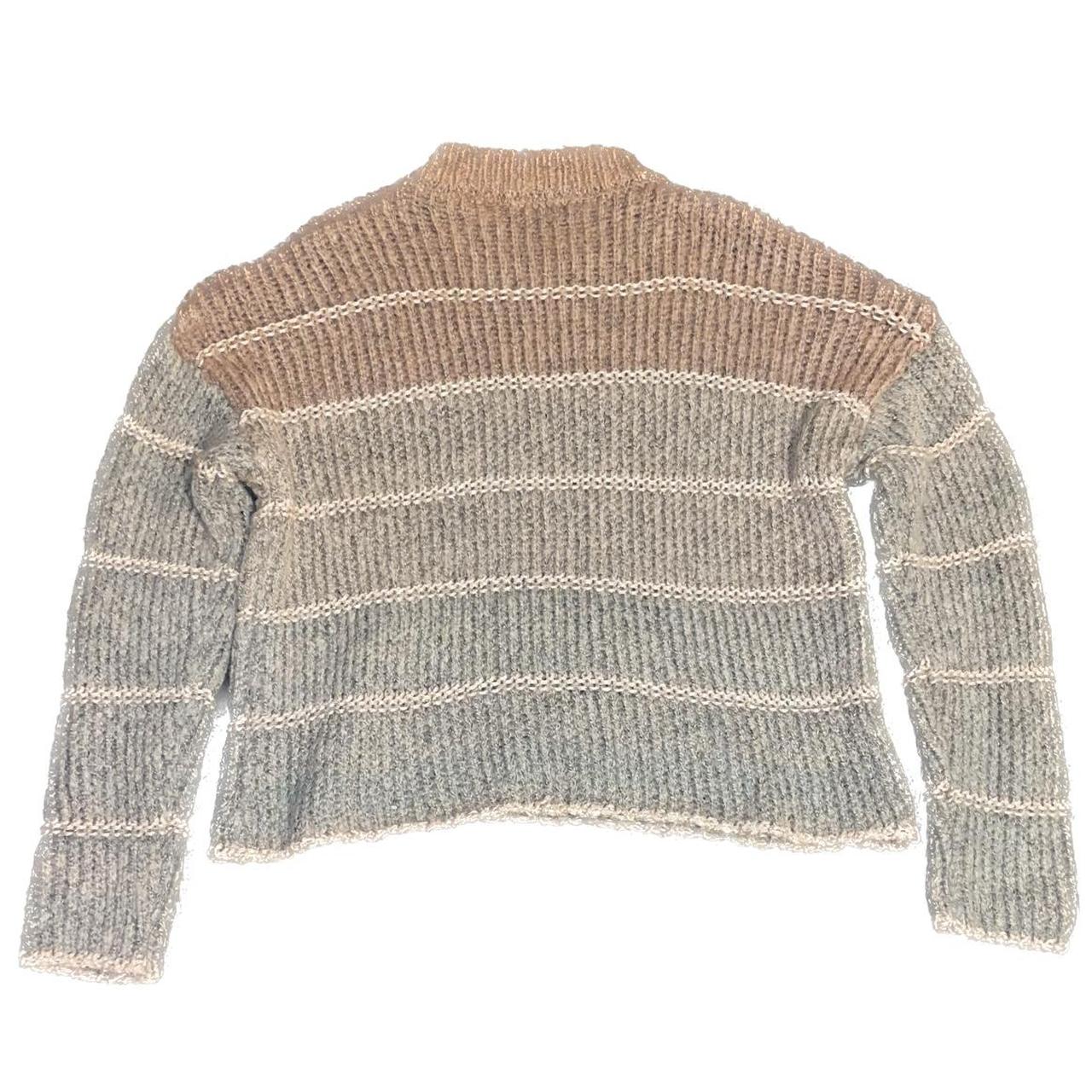 Unbranded crop knit sweater: size S This is a... - Depop