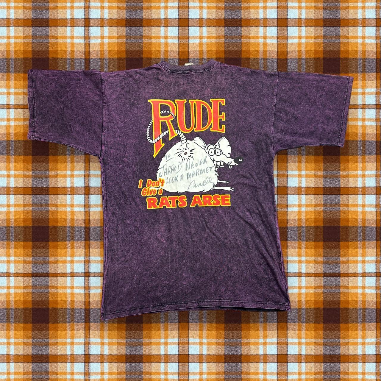 Rodney Rude Vintage T-Shirt Size XXXL 💫We dispatch... - Depop