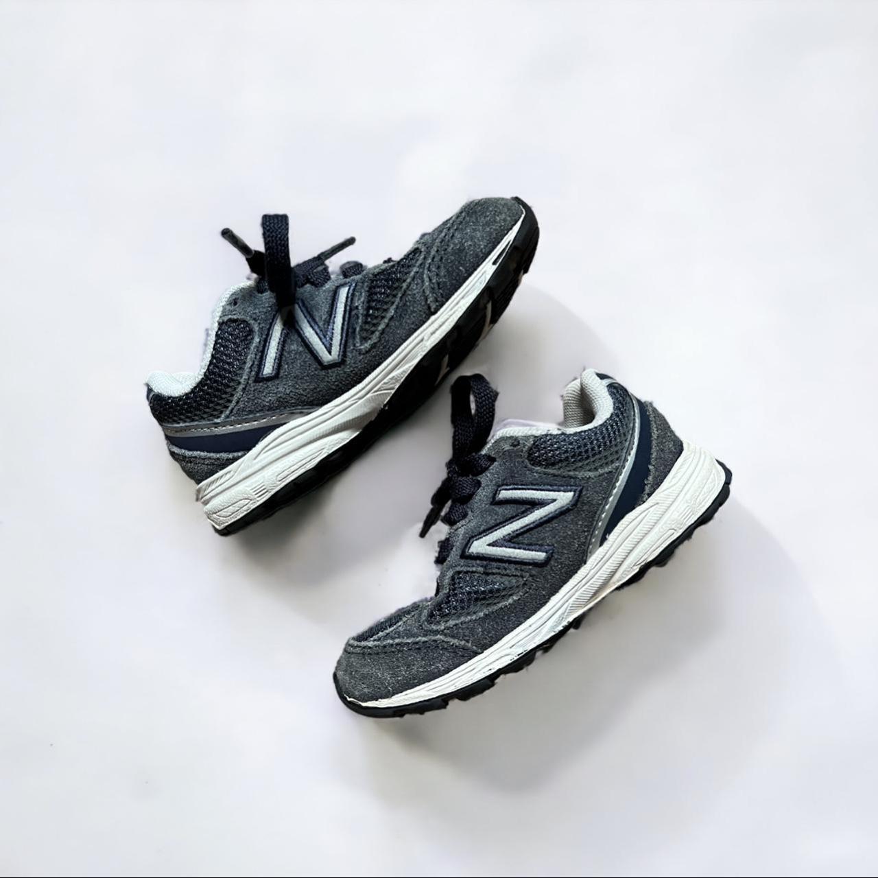 Vintage navy blue suede New Balance 888v2 BABY /... - Depop