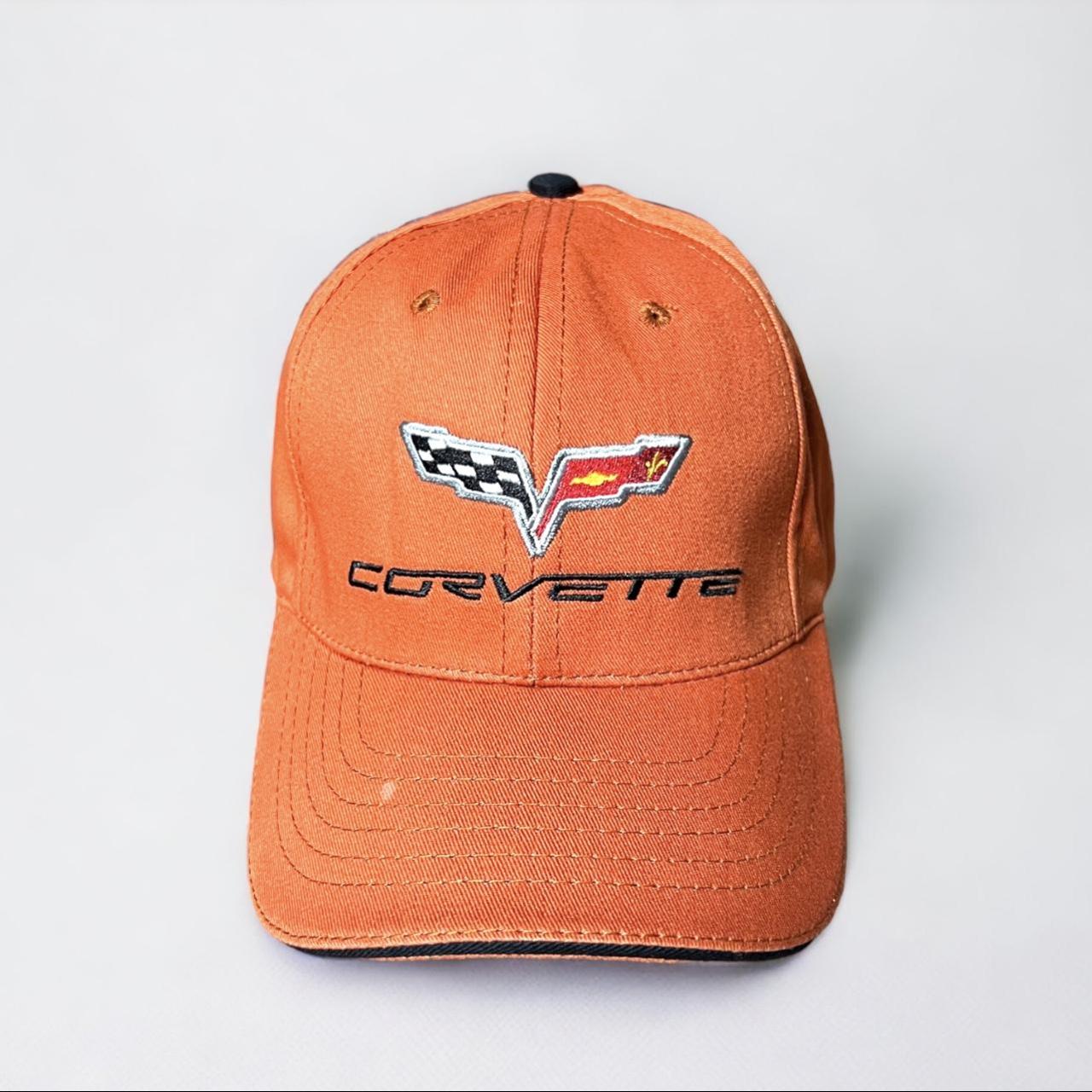 Vintage orange Corvette baseball cap / dad hat. One... - Depop