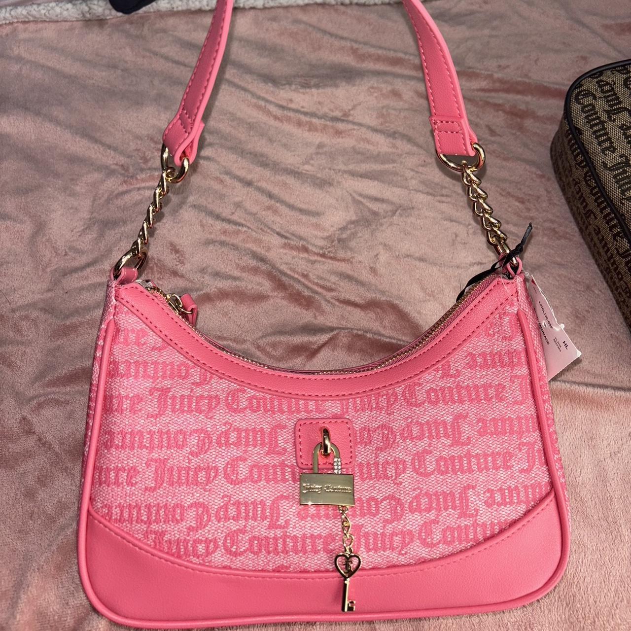 Juicy Couture East Side West Side Pink Shoulder Bag - Depop