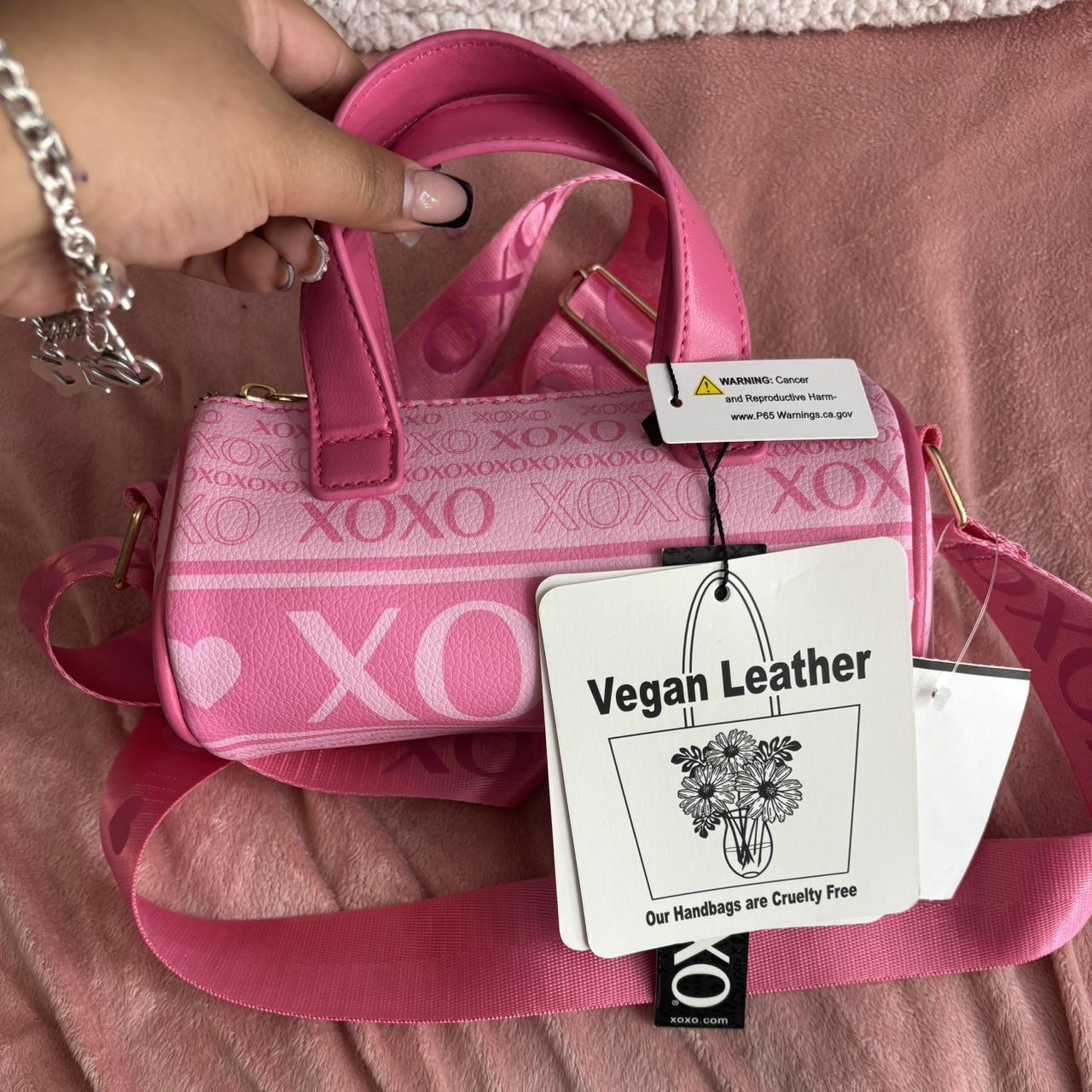 XOXO Pink Barrel Bag - Depop