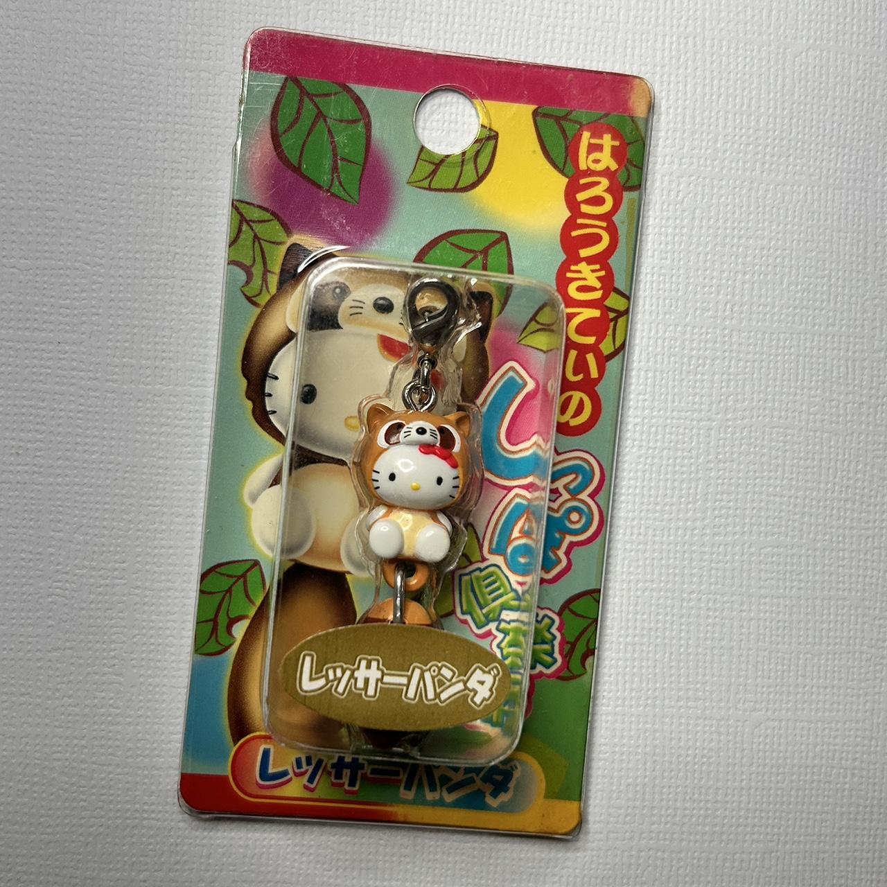 sanrio hello kitty raccoon gotochi charm NIB brand... - Depop