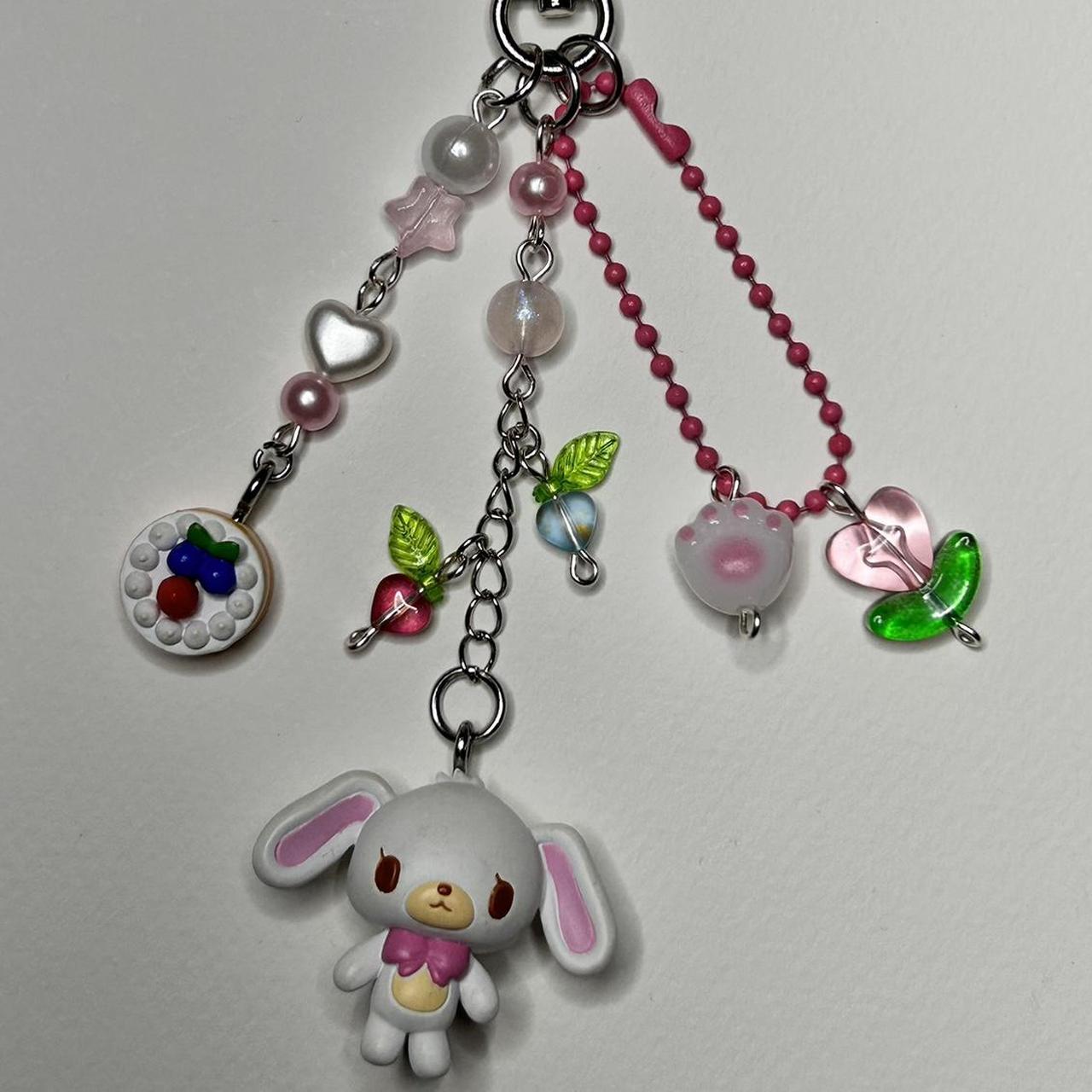 sanrio sugar bunnies shirousa gashapon gotochi charm... - Depop