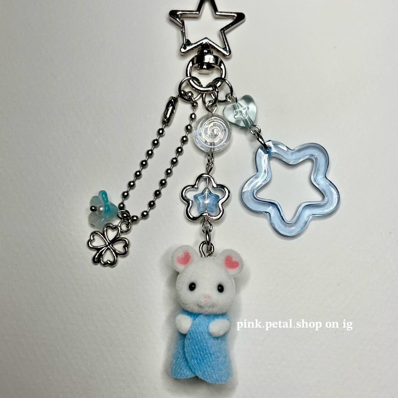 calico critters marshmallow mice triplets handmade... | Depop