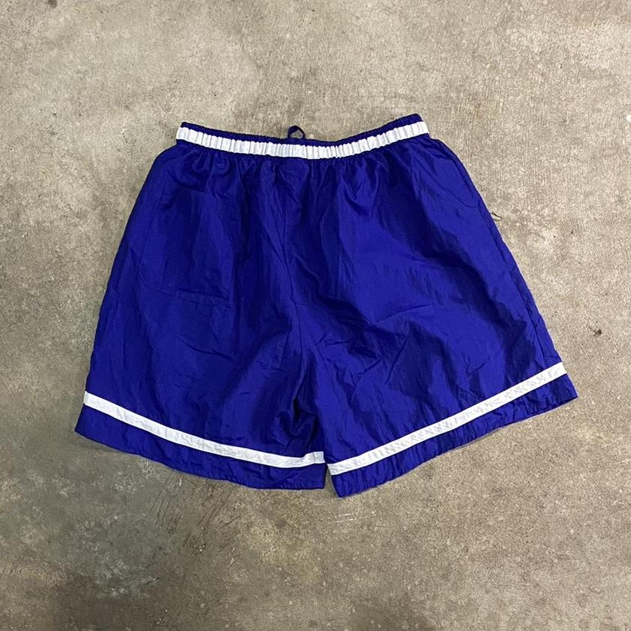Vintage 1990's Umbro Embroidered Blue & White... - Depop