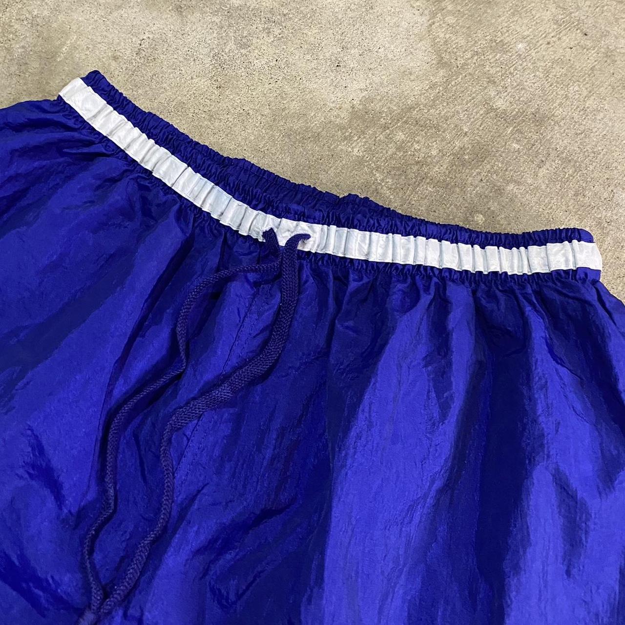 Vintage 1990's Umbro Embroidered Blue & White... - Depop