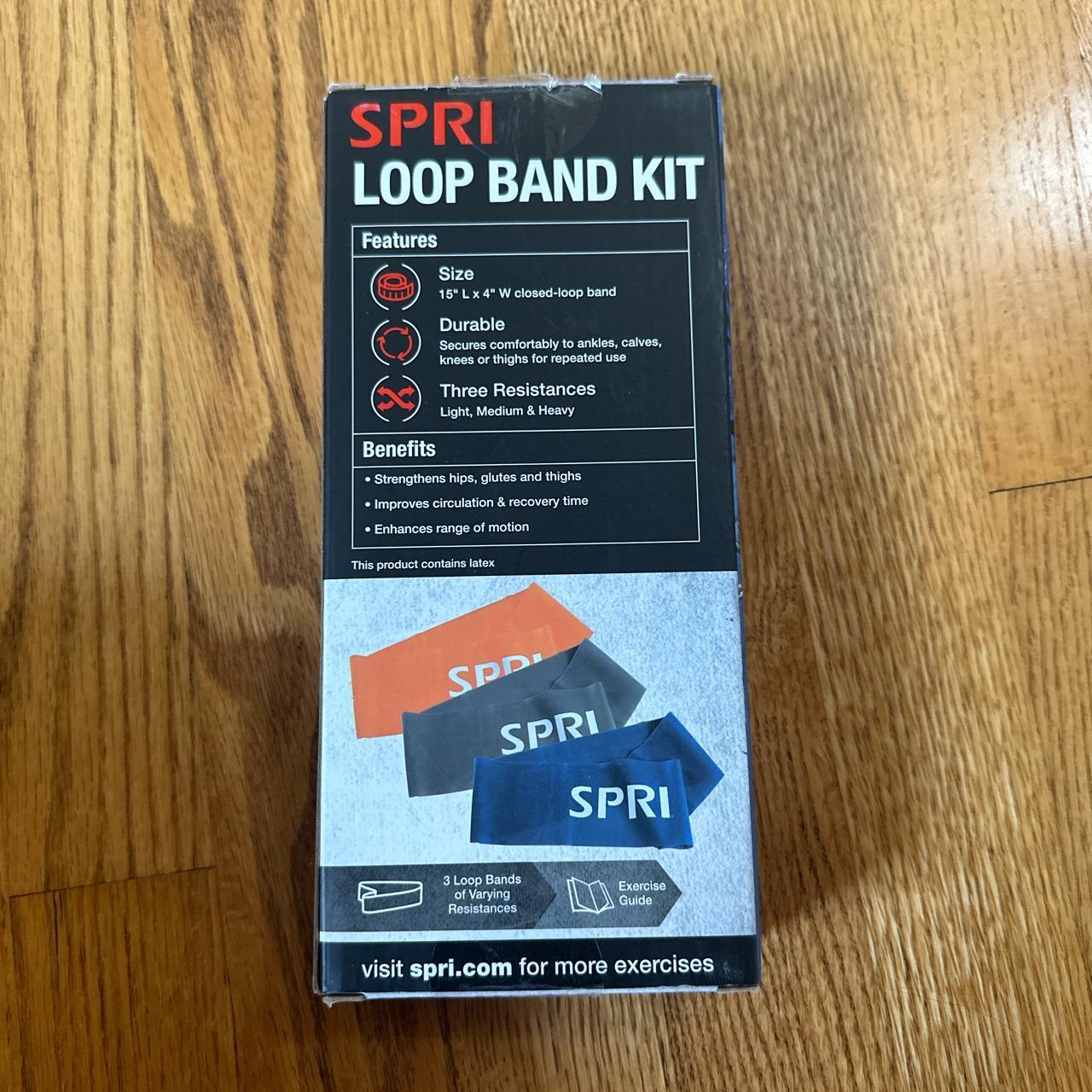 SPRI resistance loop band set. 3 resistance levels... - Depop