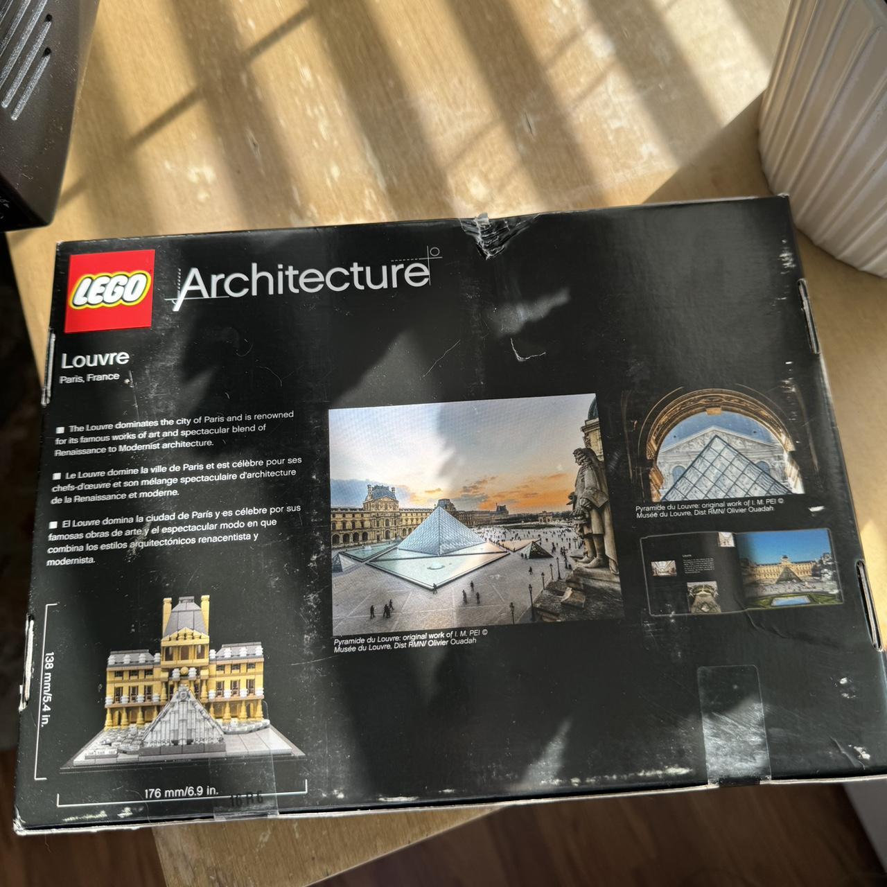 Louvre Lego Set Opened box but unused Retired... - Depop