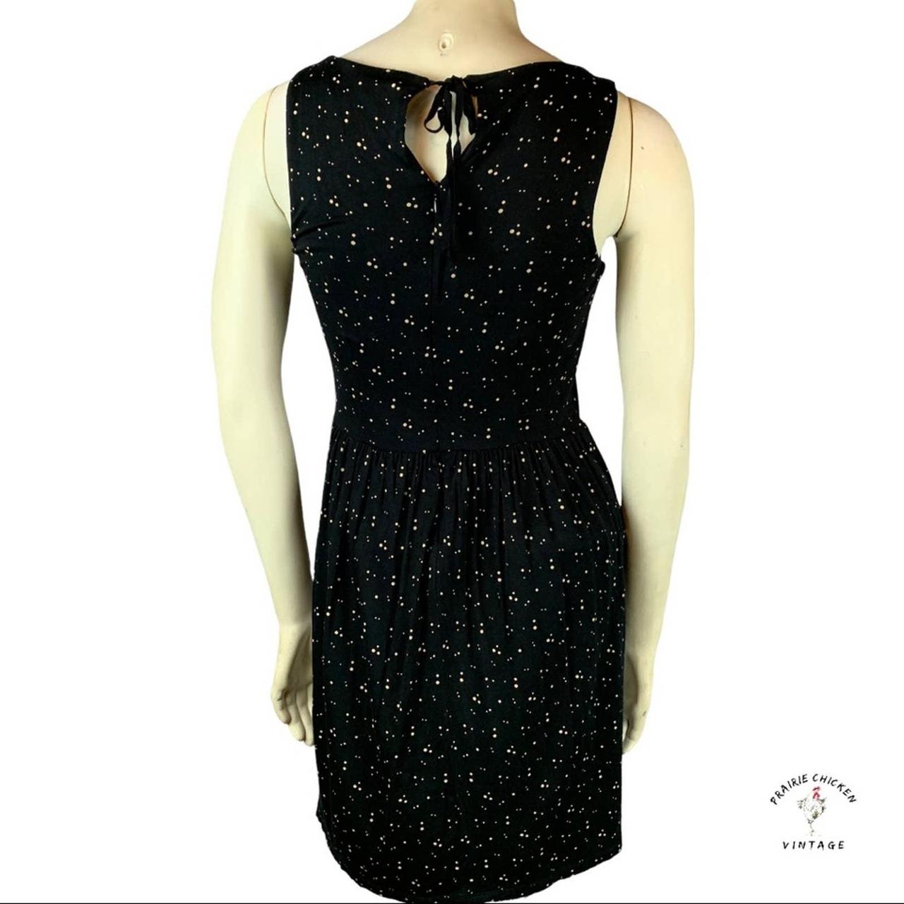 LOFT Women's Black and Tan Dress | Depop