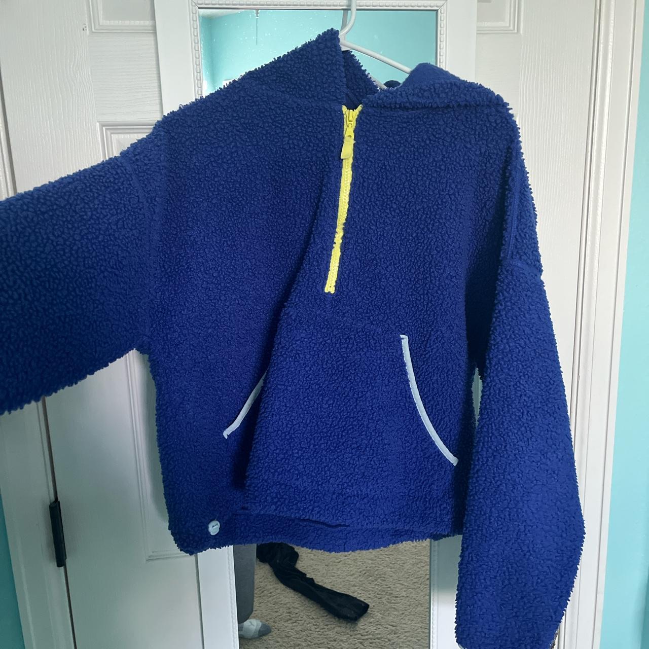 Target Women's Blue and Purple Coat | Depop