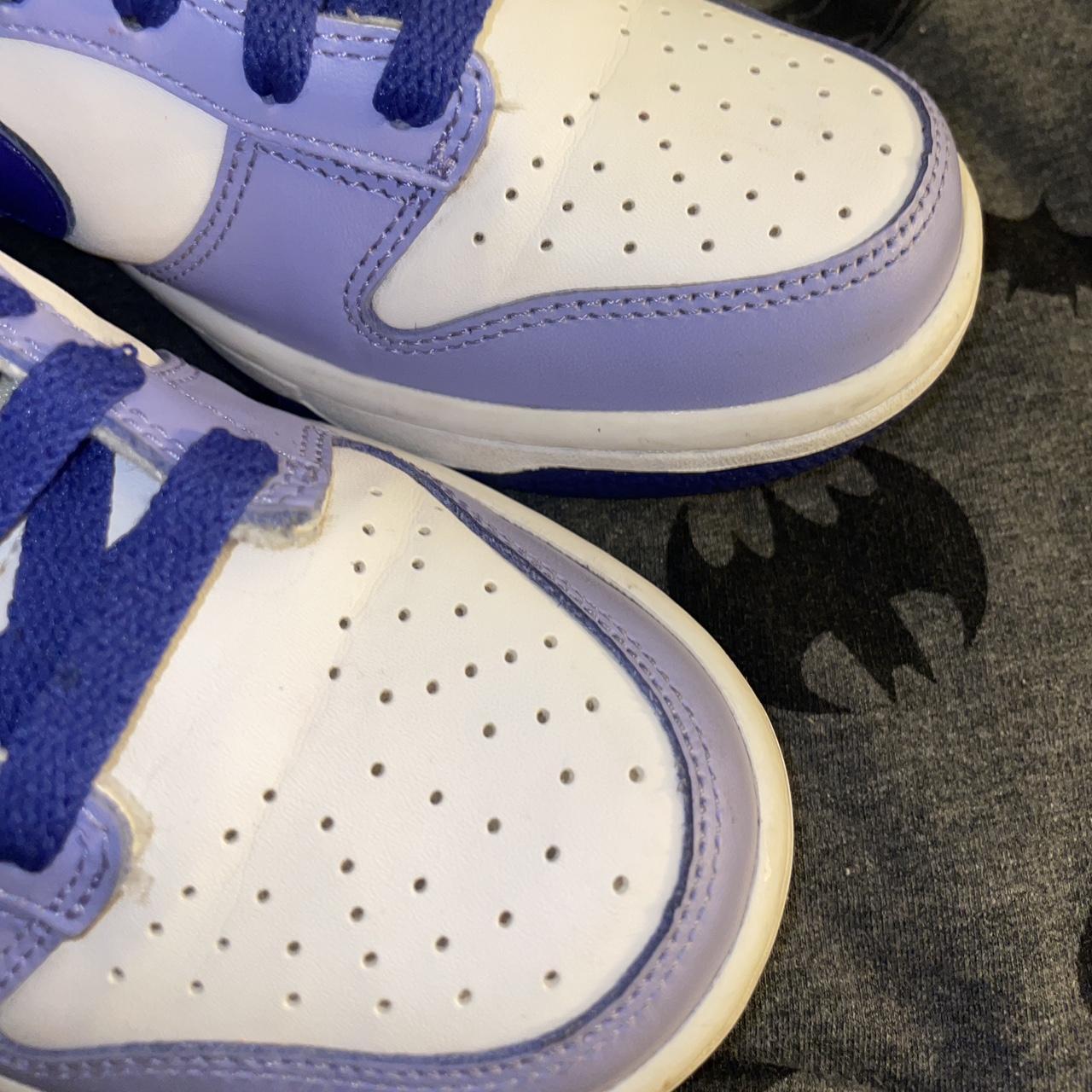 Nike dunk ‘blueberry’ -size 5.5mens, 5.5y,... - Depop