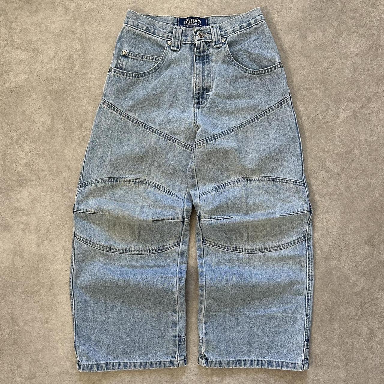 Vintage Lee Pipes Baggy Wide Leg Jeans 90’s JNCO... - Depop