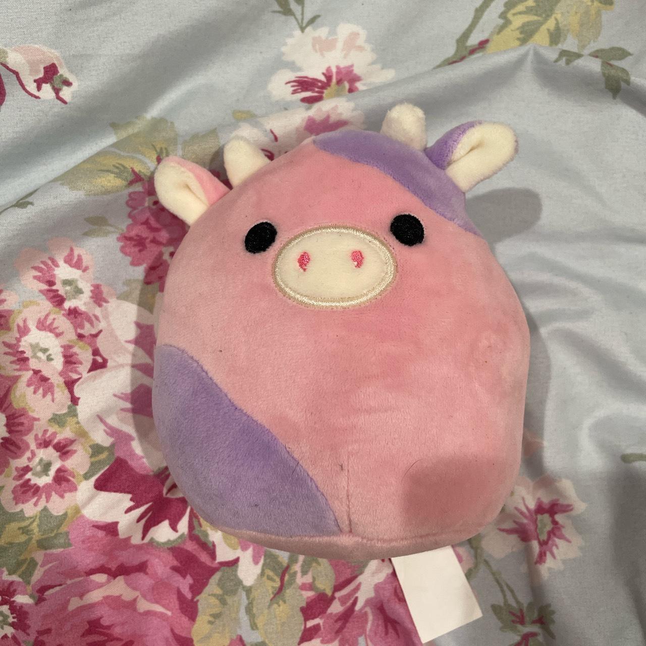 cow squishmallow #squishmallow #cow #pinkcow #cow... - Depop