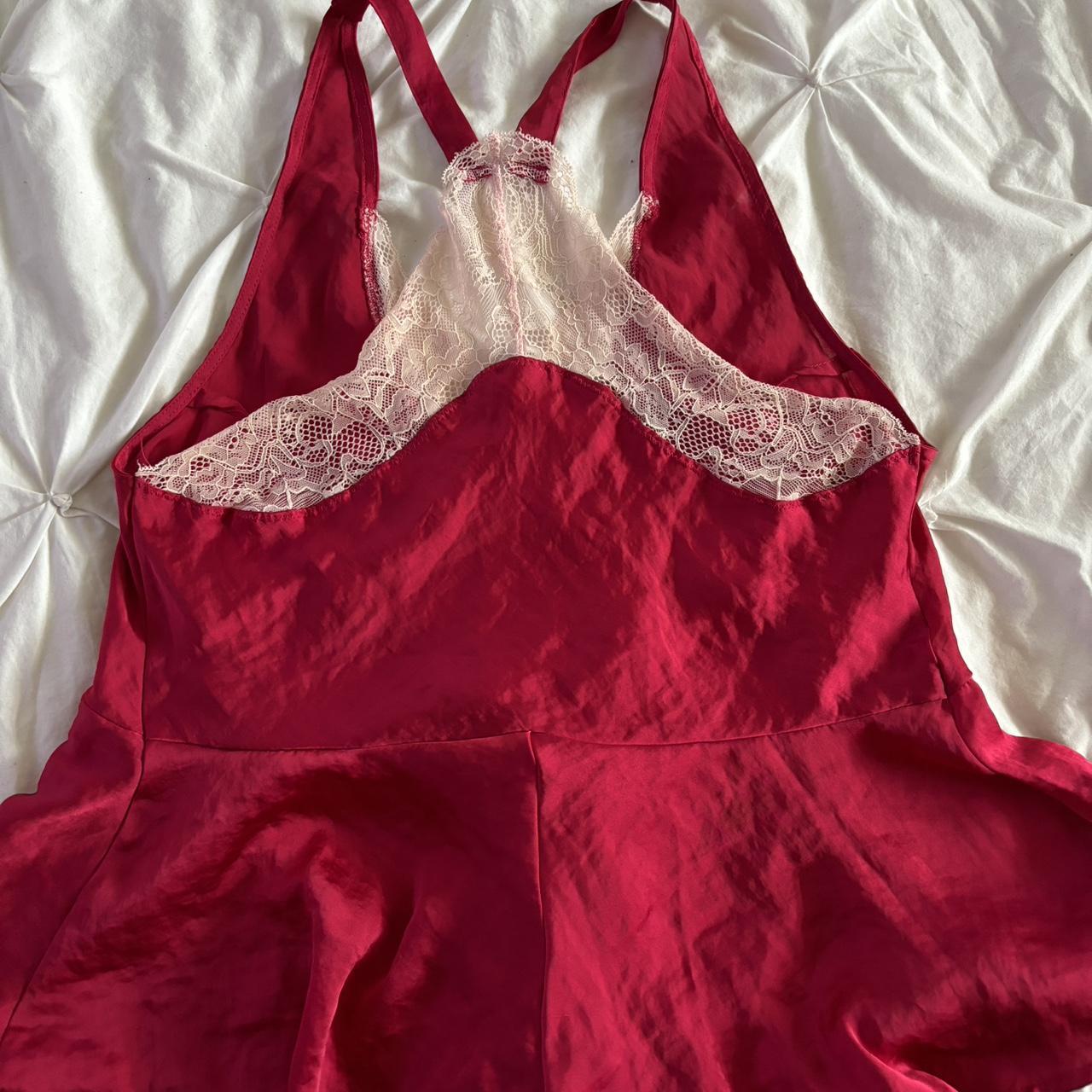 peter alexander - lace satin PJ set barely worn size s - Depop