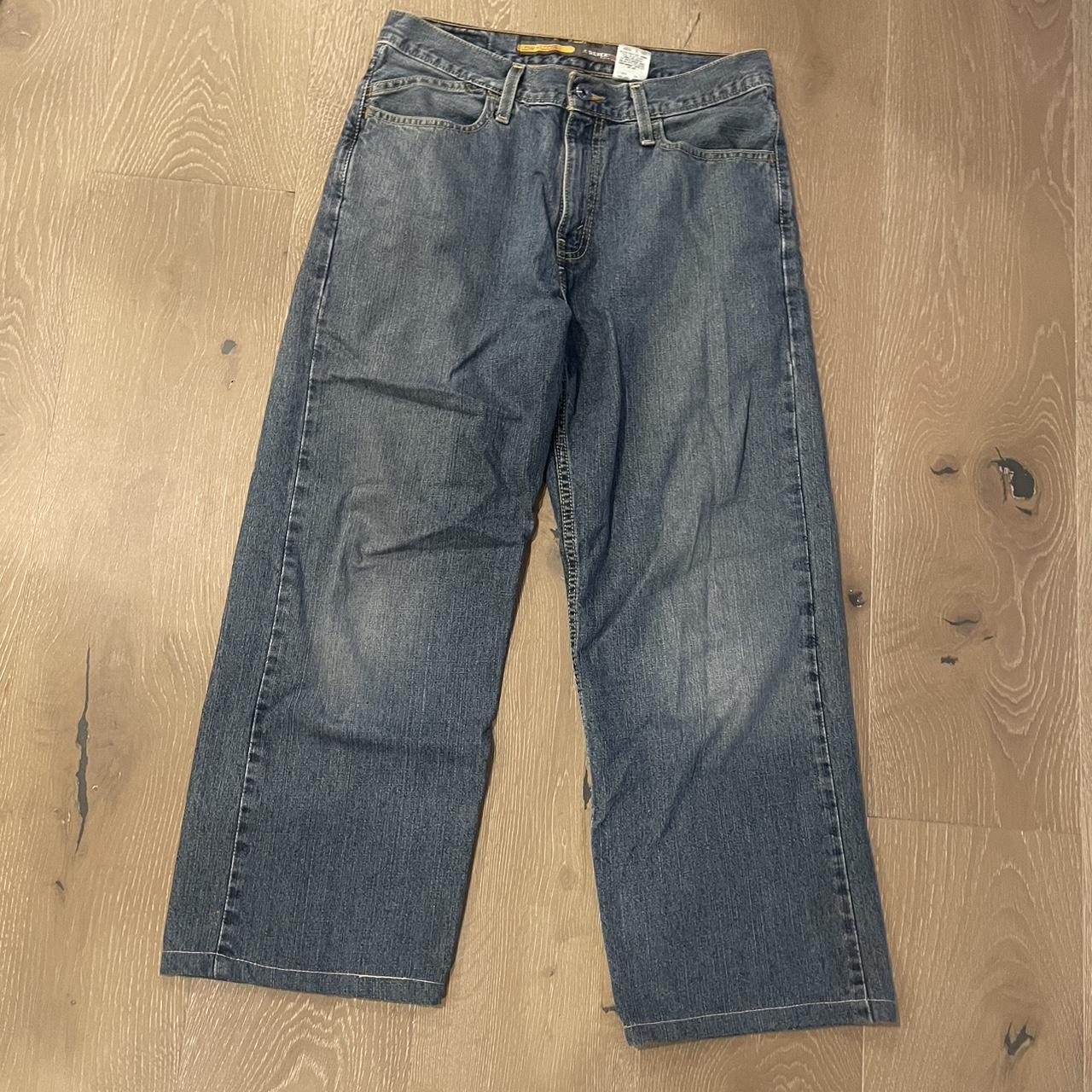 levi silver tab jeans - size 29x30 - vintage levis... - Depop