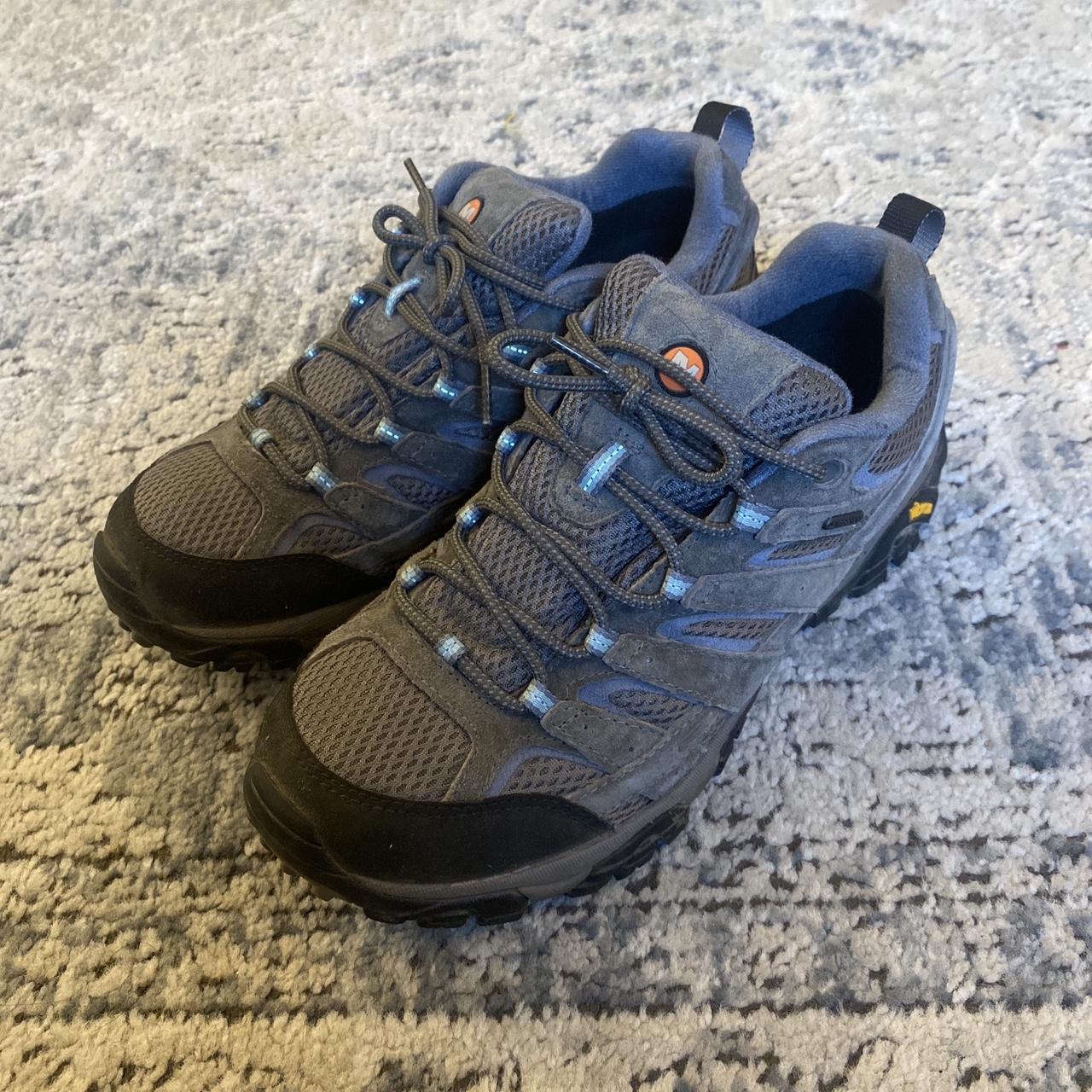Grey Merrell Hiking Sneaker 8/10 condition, no... - Depop