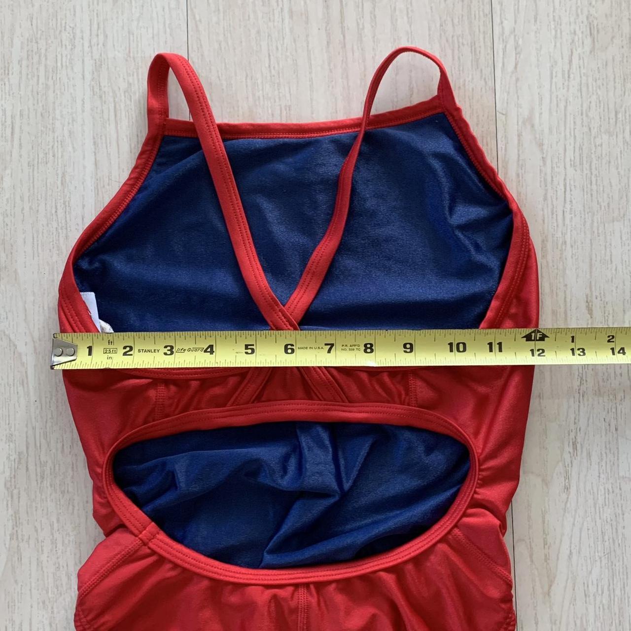 Speedo Women's Red Swimsuit-one-piece | Depop