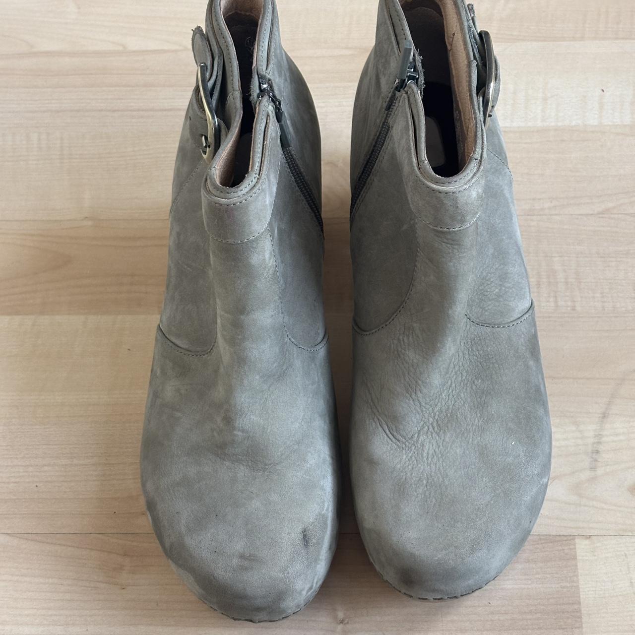 Dansko grey suede clog ankle boots These have great... - Depop