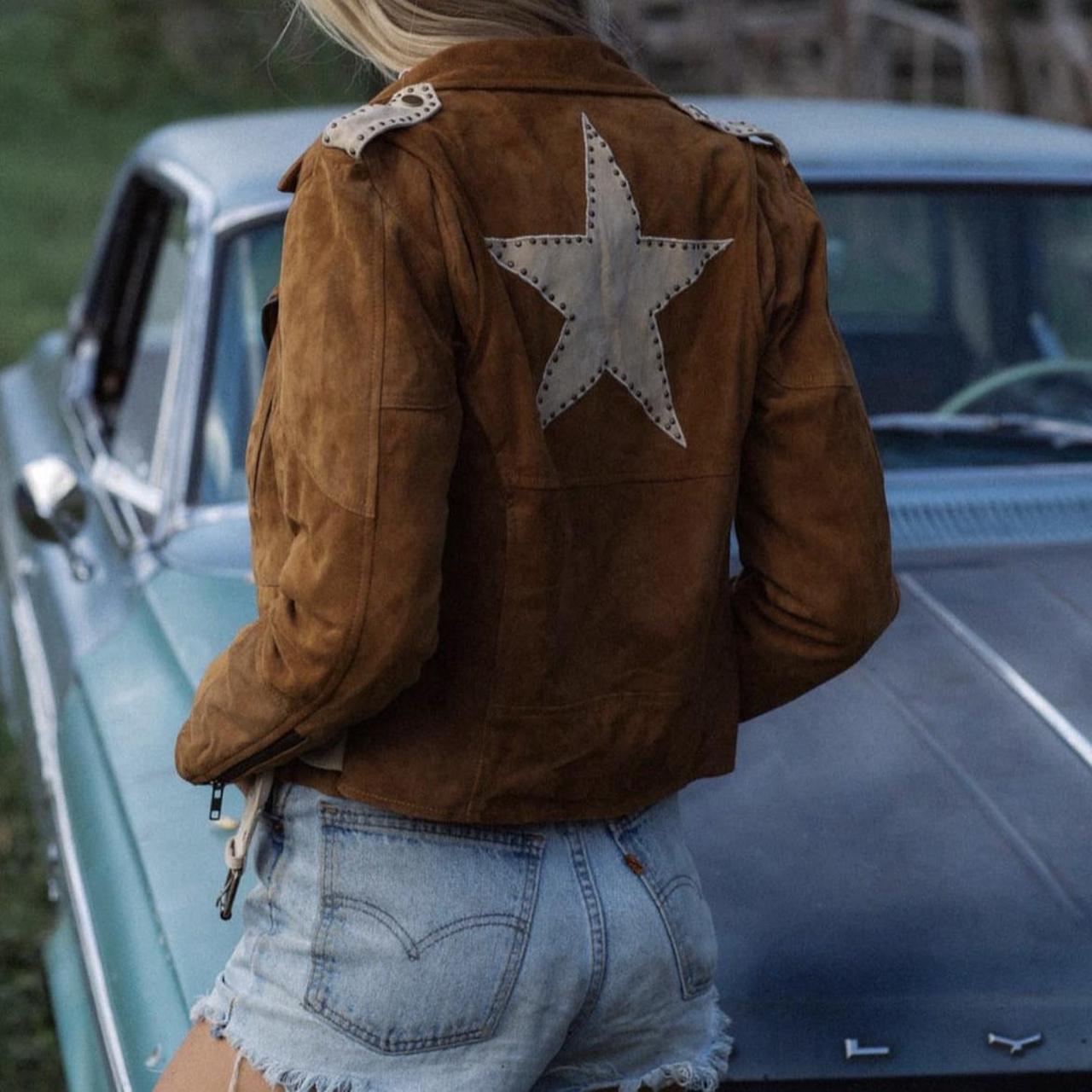 Chasing Unicorns Suede Leather Jacket - Depop