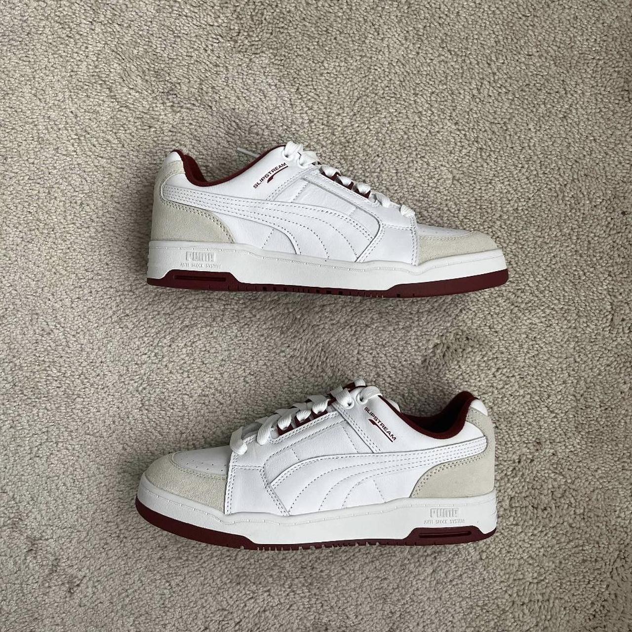 Puma Mens Slipstream Lo Retro White Intense... - Depop