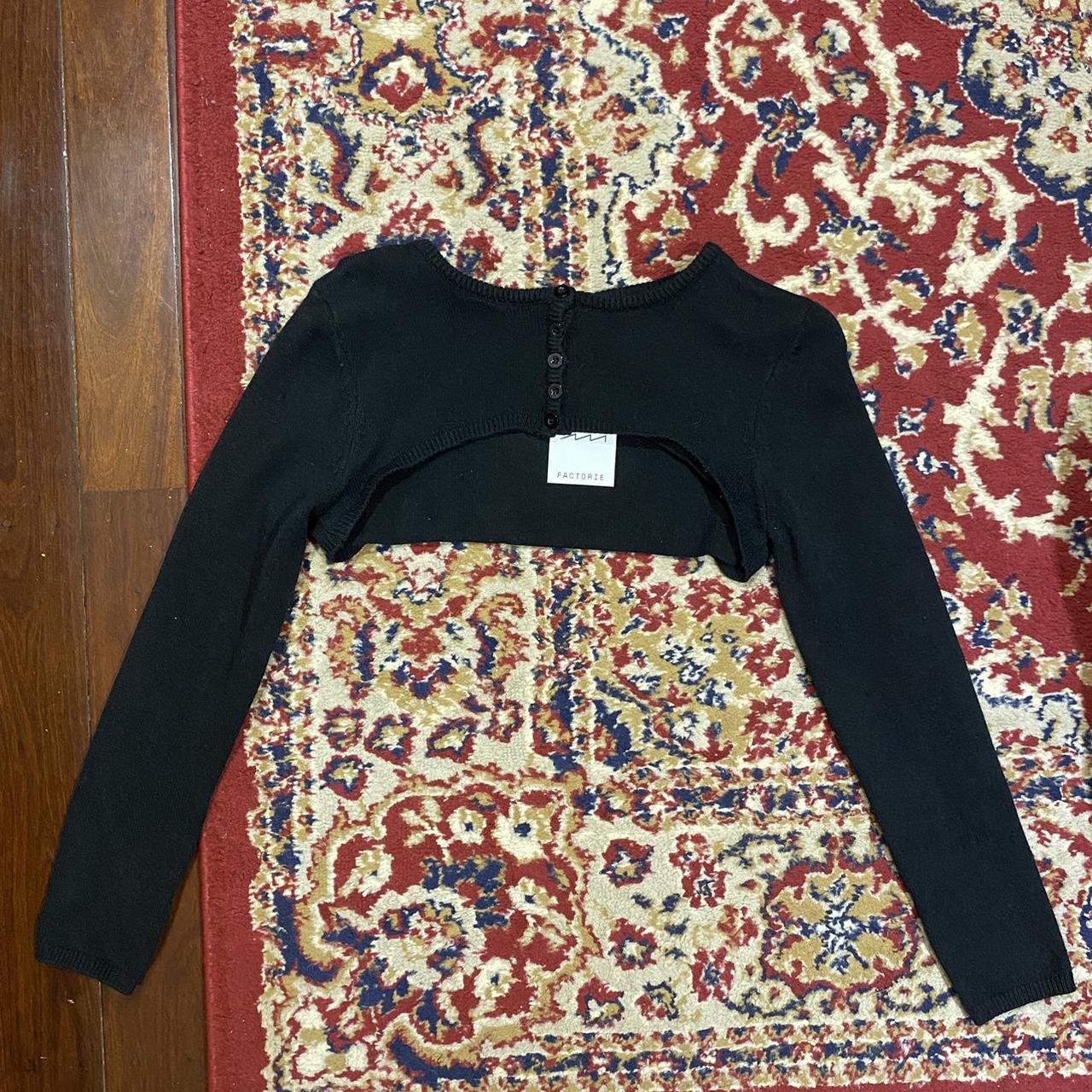 FACTORIE black cardigan shrug unworn size... - Depop
