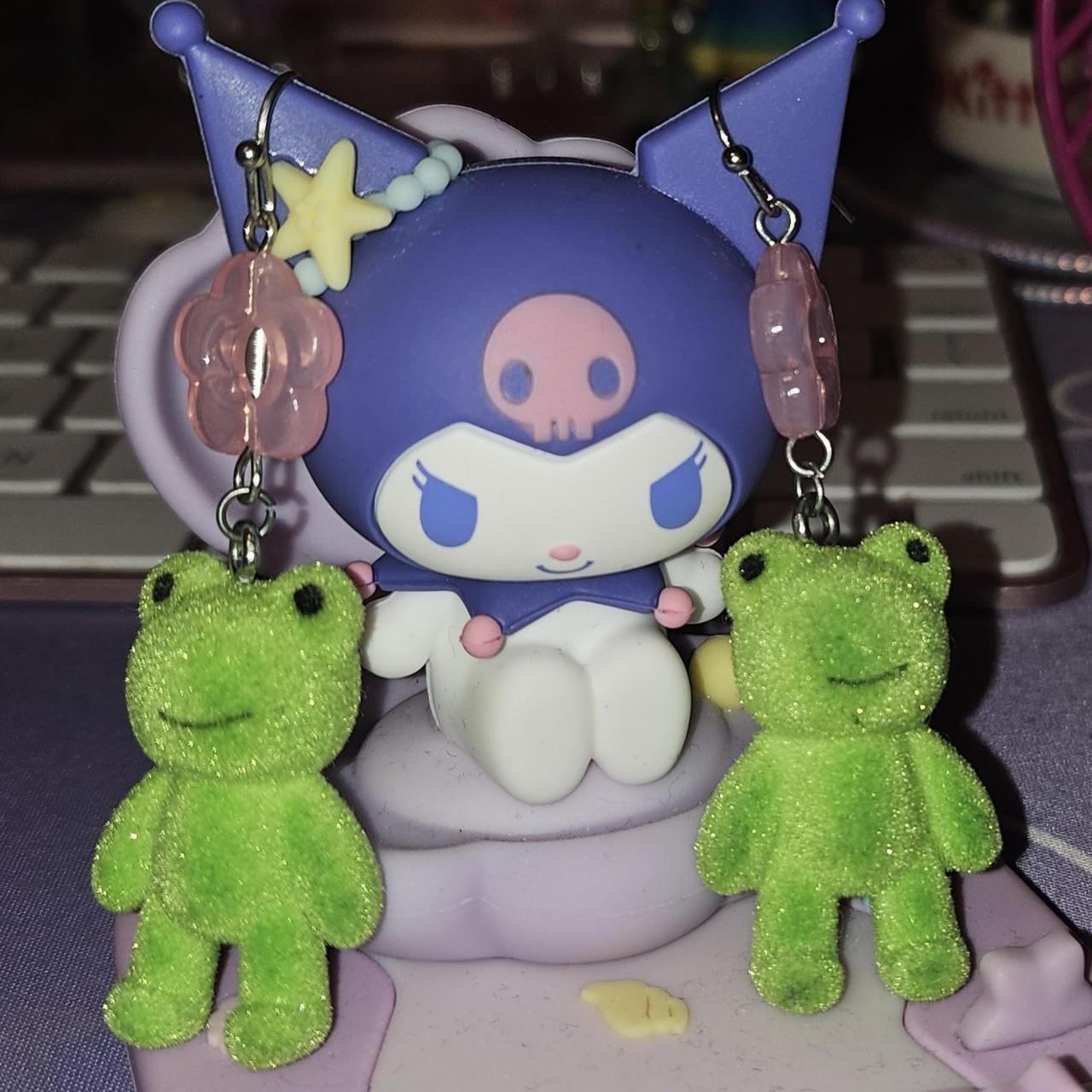 Dangling Frog earing charm #kawaii #earings... | Depop