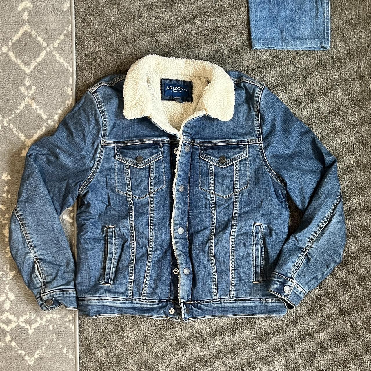 Arizona Denim trucker jacket Measurements: Length:... - Depop