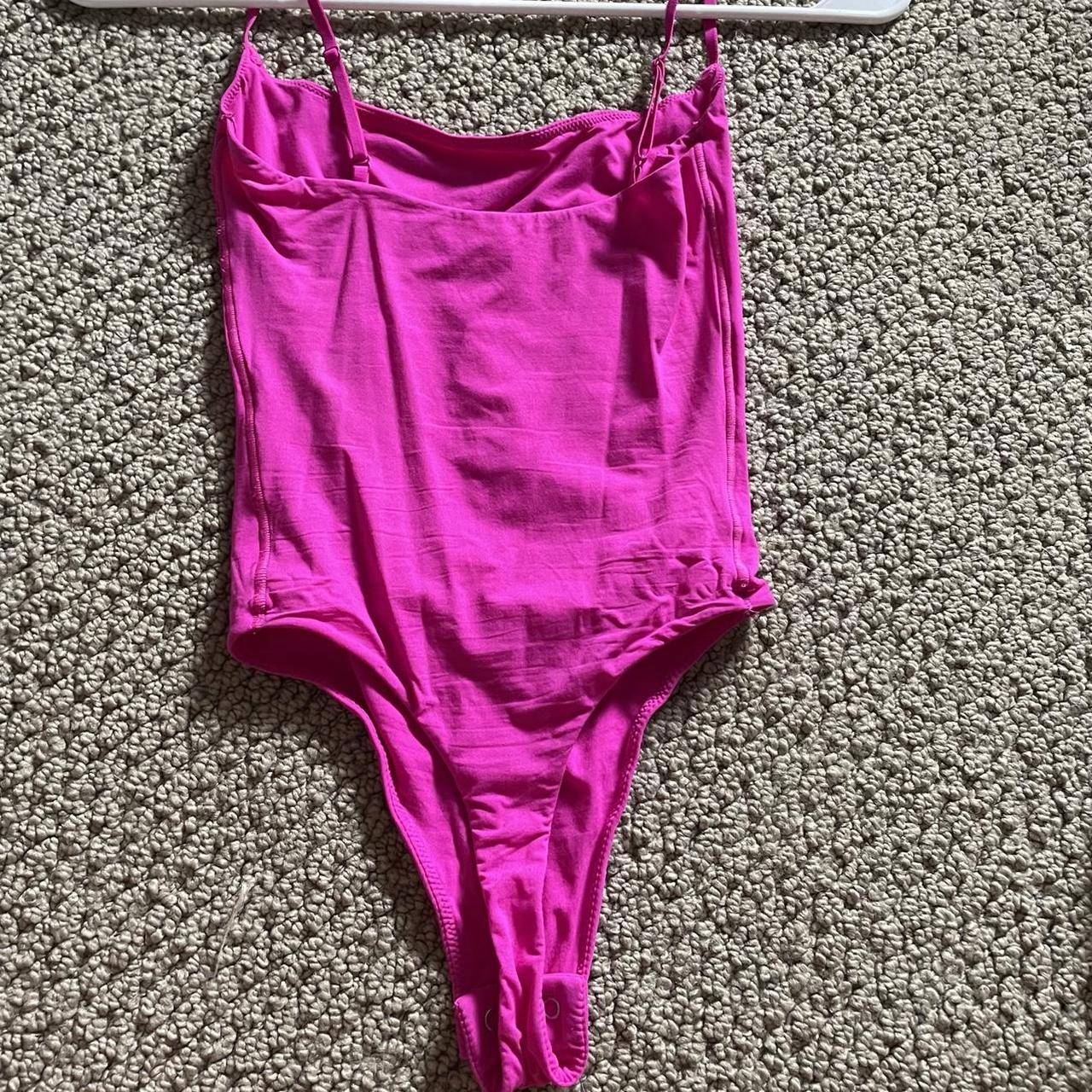 Skims Pink Bodysuit #skims #skimsbodysuit... - Depop
