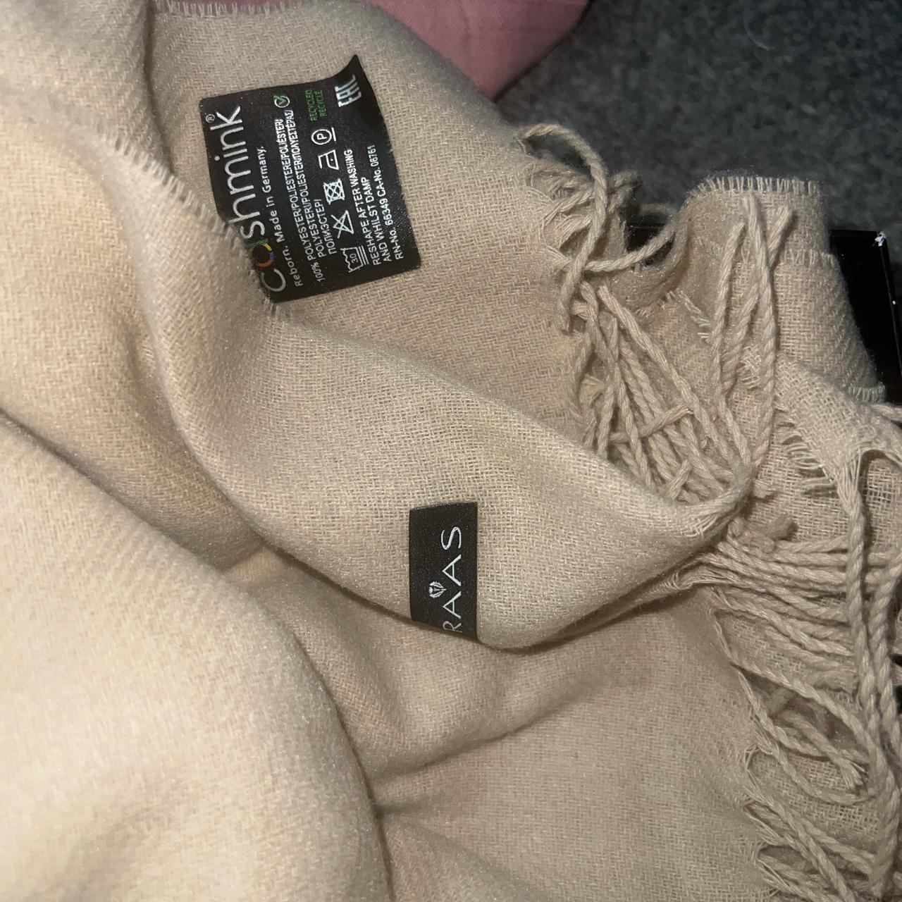 Fraas the scarf company beige scarf - Depop