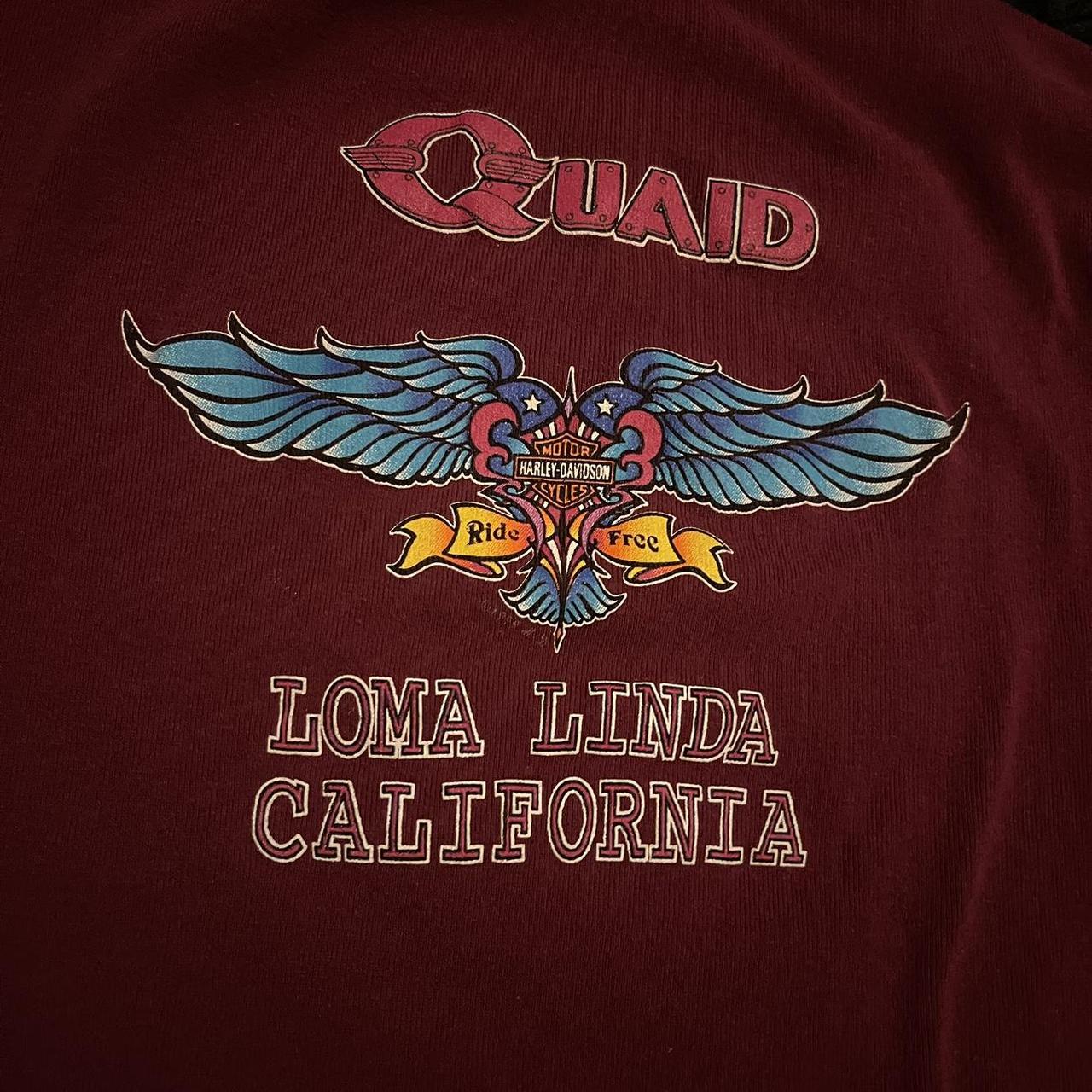 ‘99 harley davidson crop top very y2k, cute color... - Depop