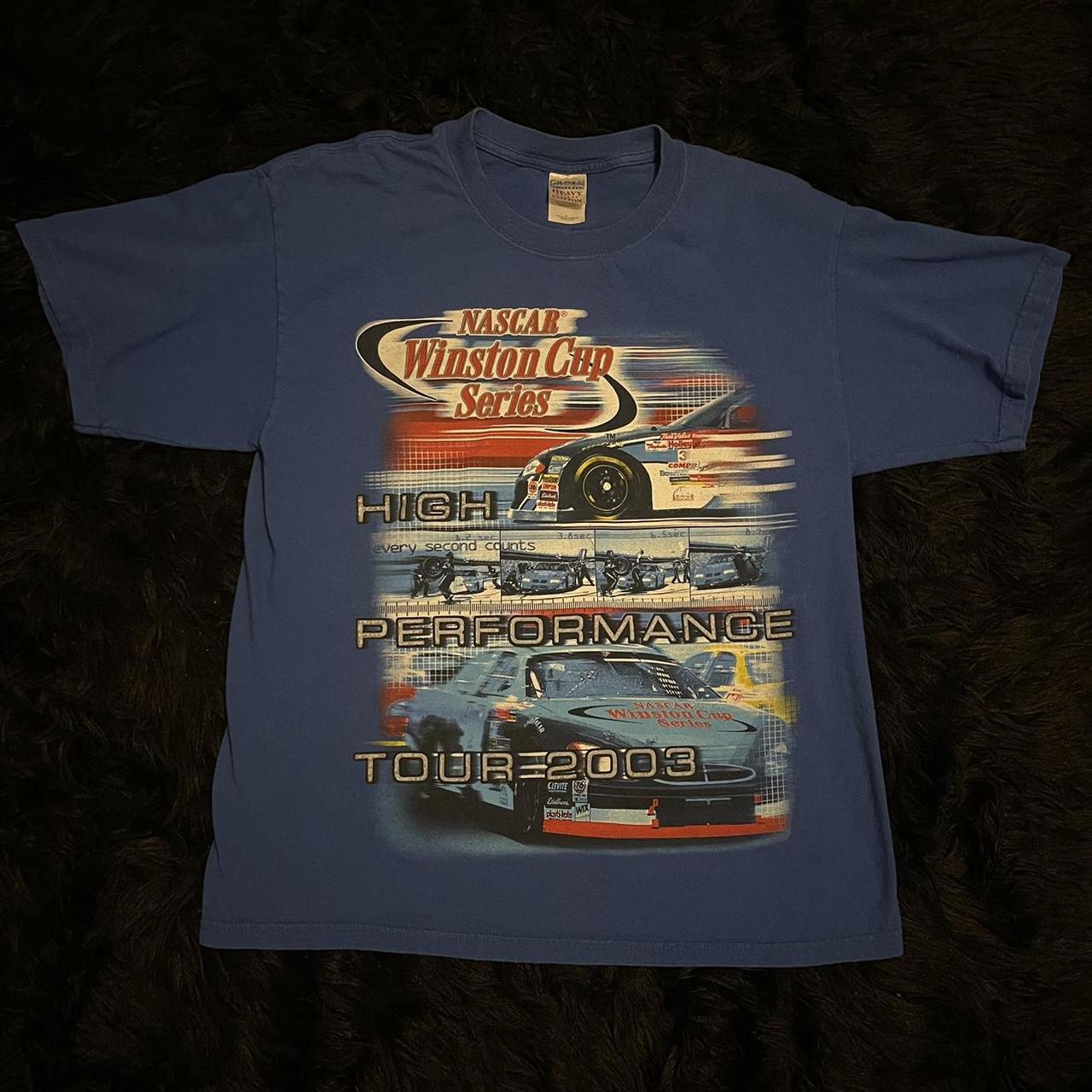 2003 nascar tee cool front and back graphic... - Depop