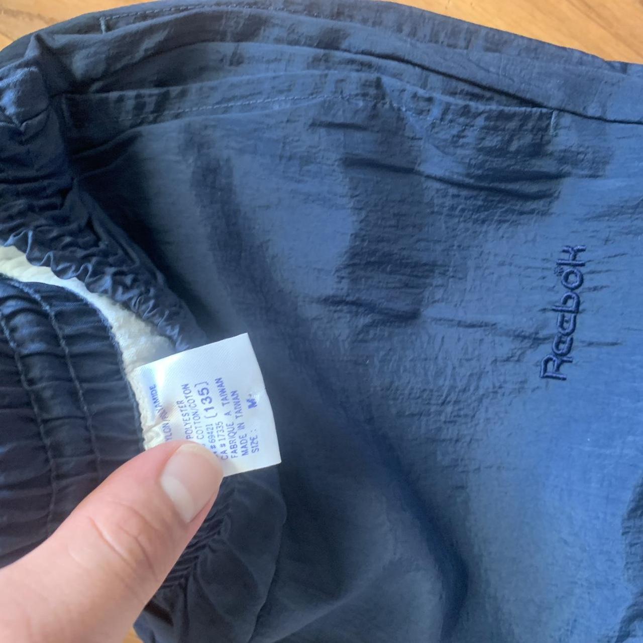 Vintage Reebok Track Suit 90s Blue Size Medium Men... | Depop