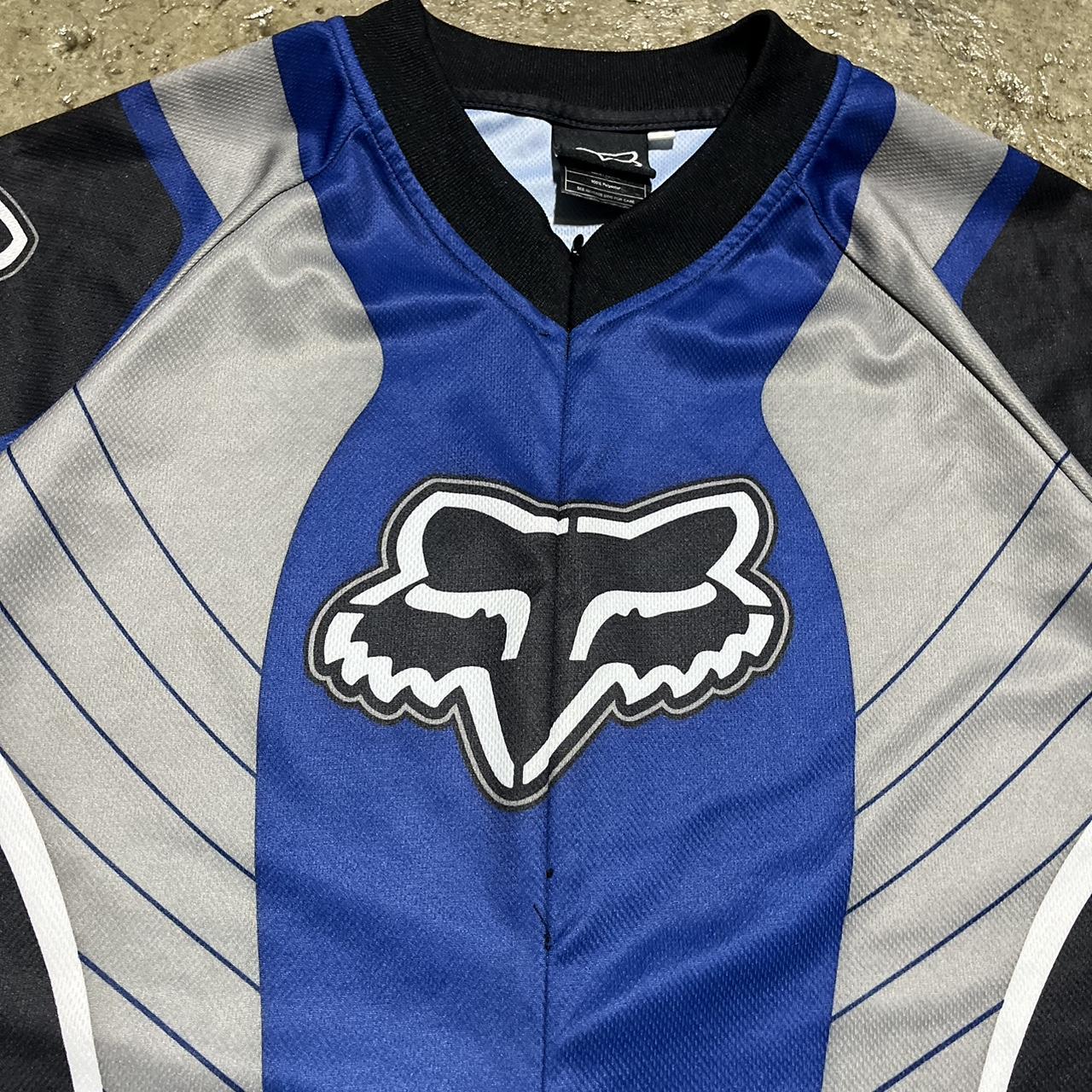 Crazy Vintage Y2K Fox Racing Affliction Style 1/4... - Depop