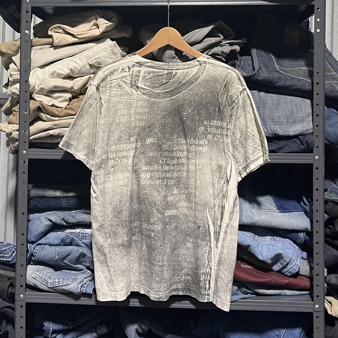 Crazy Vintage Y2K Affliction Style Tee Shirt Baggy... - Depop