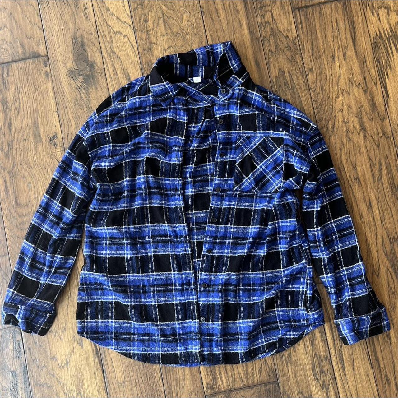 BP black and blue flannel. Super cozy and warm.... - Depop