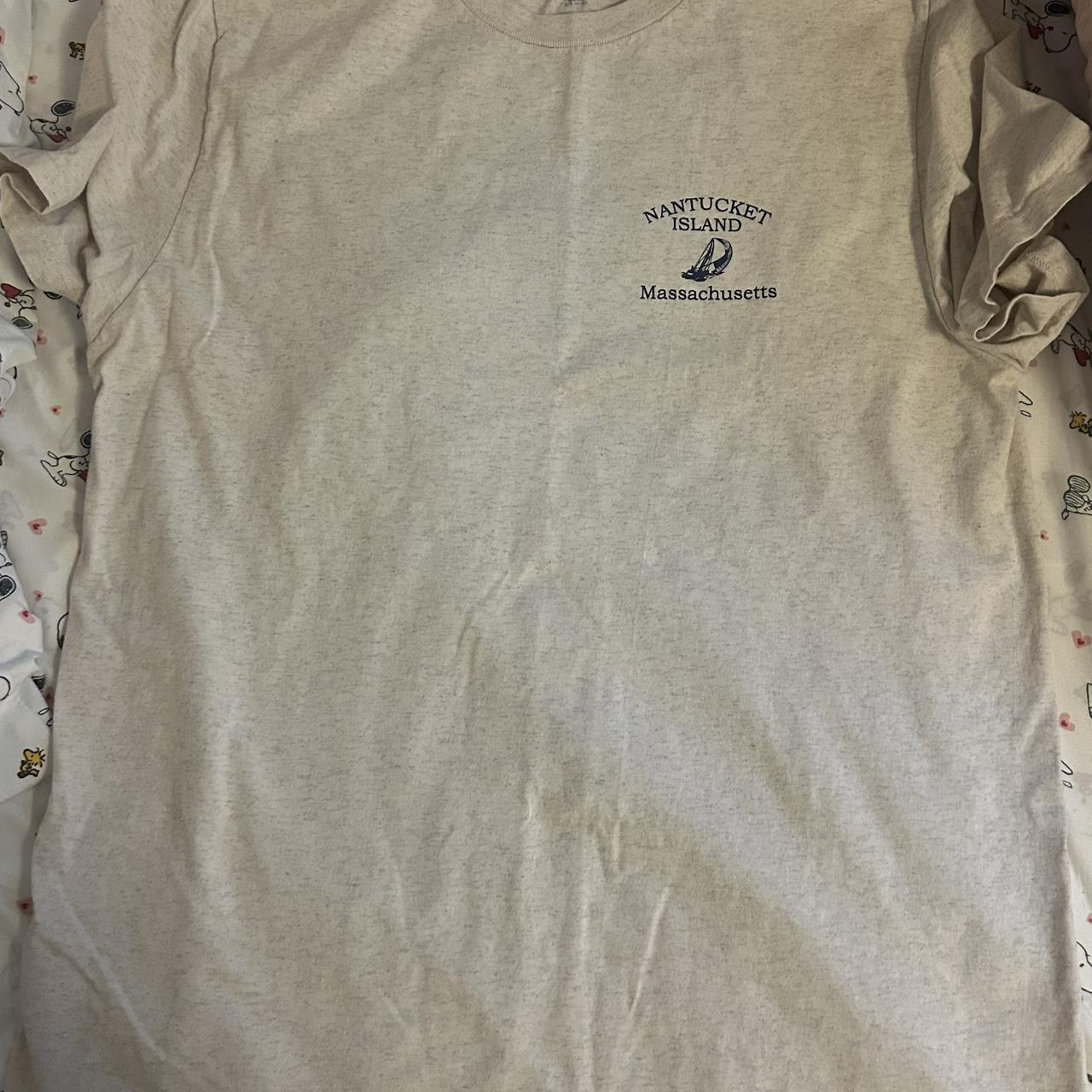 brandy melville light grey nantucket island... | Depop