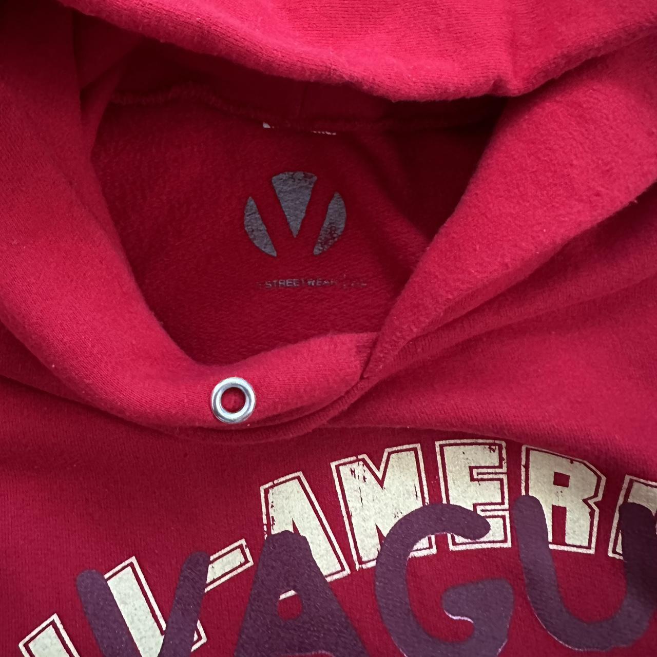 VAGUE STUDIOS @vague_studios RED HOODIE “All... - Depop