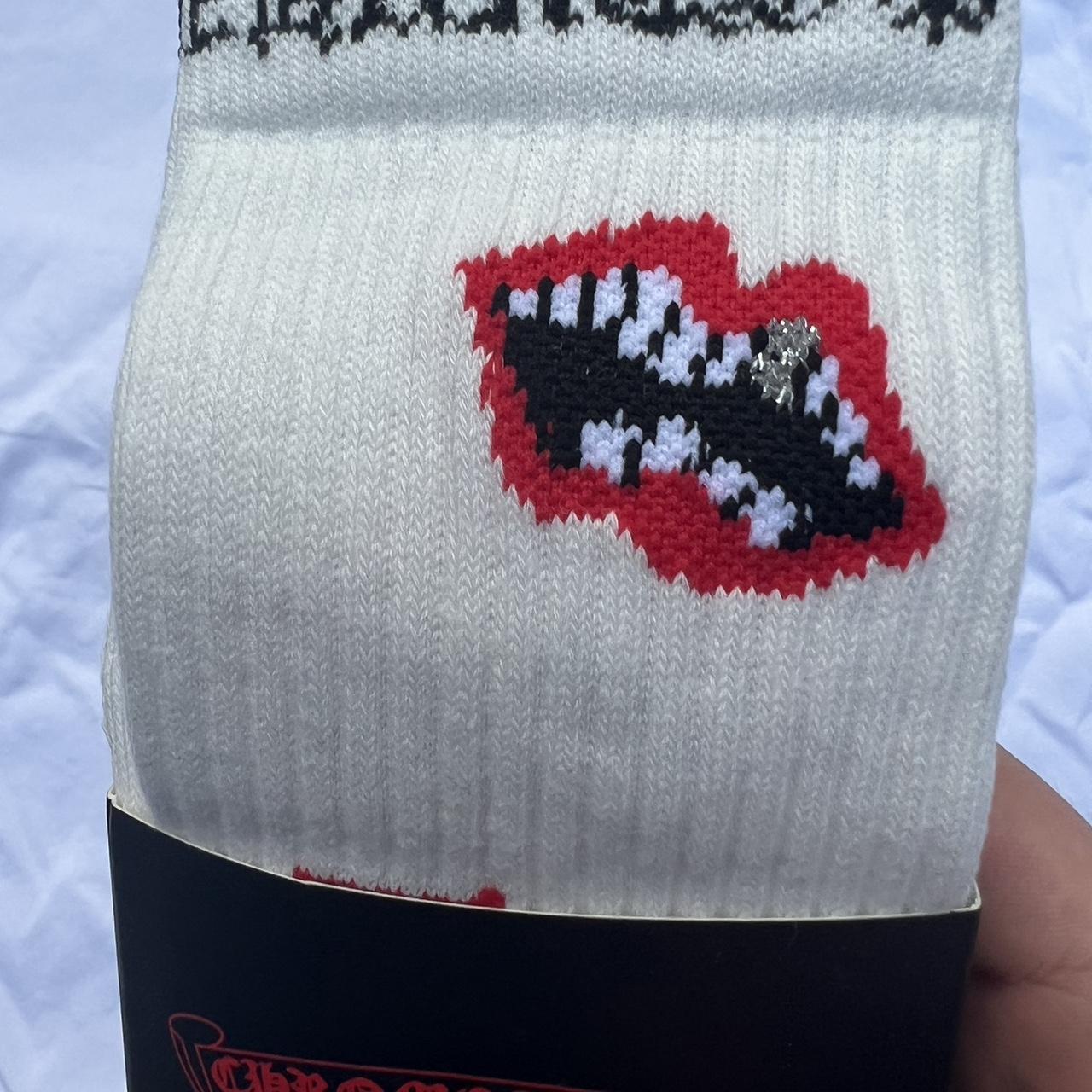 Chrome Hearts Lip Socks Mens Shoe Size 9-13 - Depop