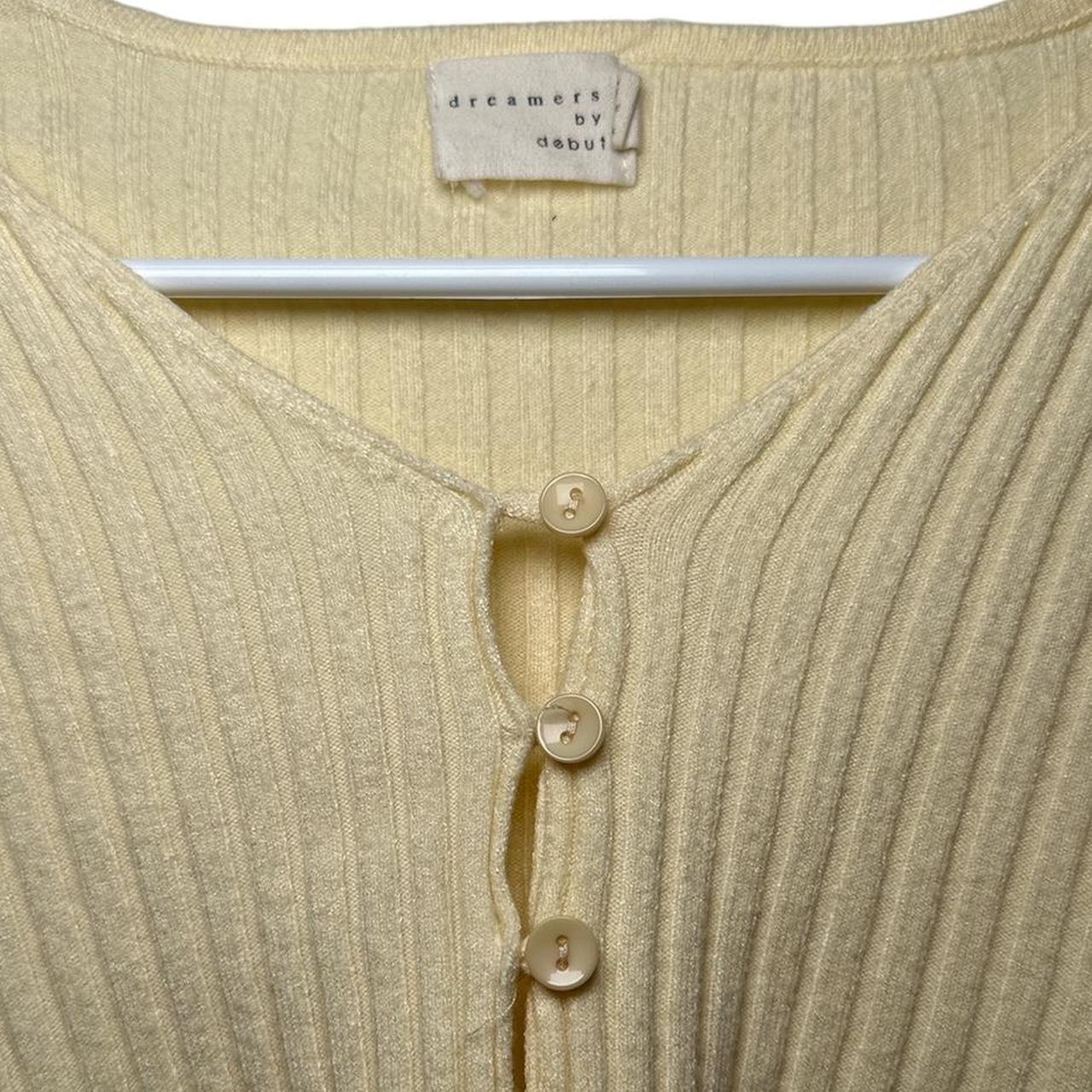 Yellow Long Sleeve Crop Top - soft and comfortable... - Depop