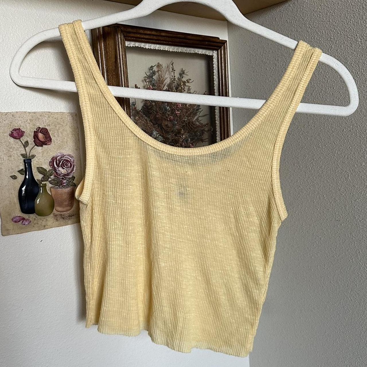 yellow tank #pacsun #yellow #tank - Depop