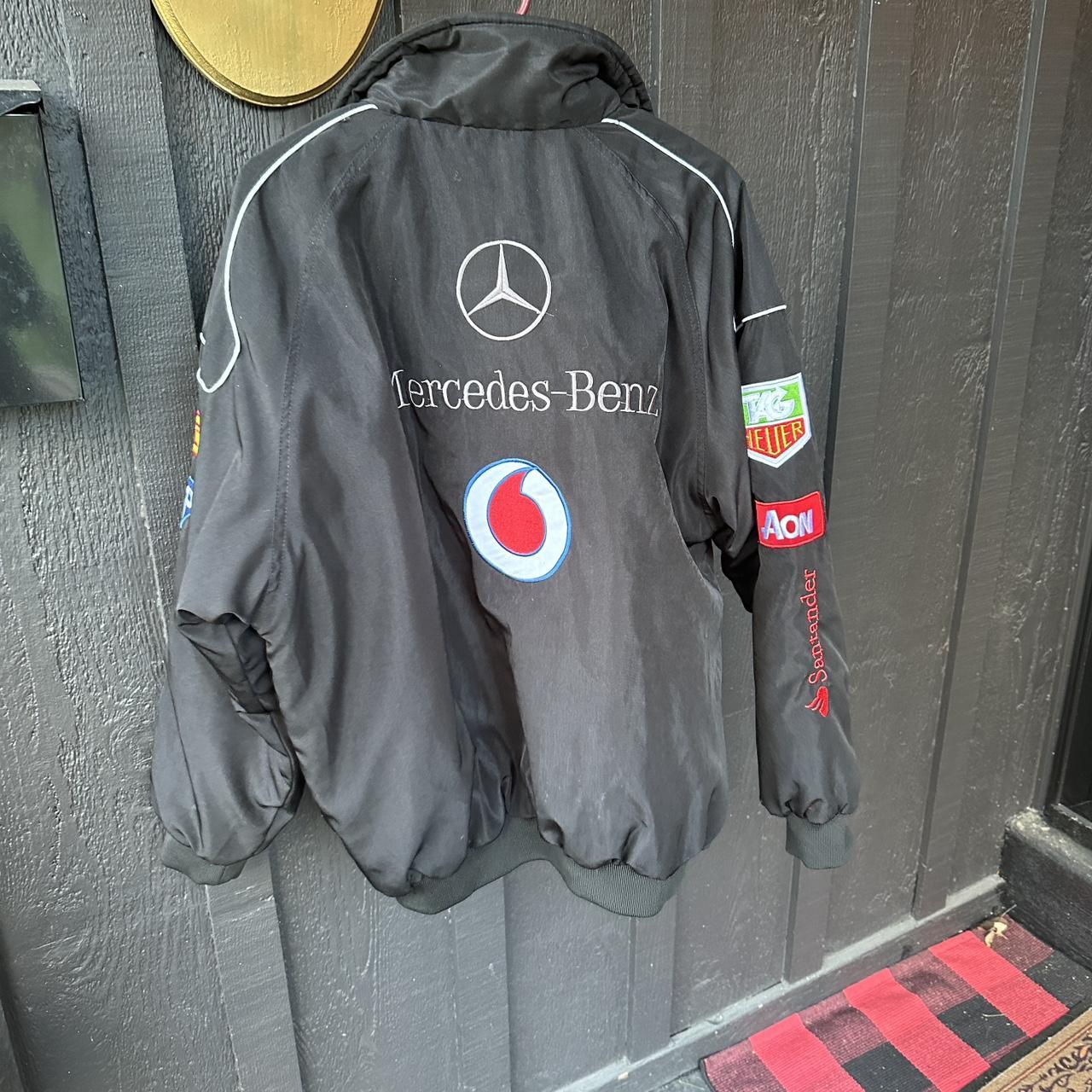 Vintage Y2K Mercedes racing team jacket, amazing... - Depop