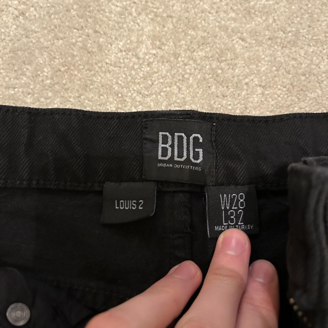 bdg jeans plain black relaxed fit jeans. men’s size... - Depop