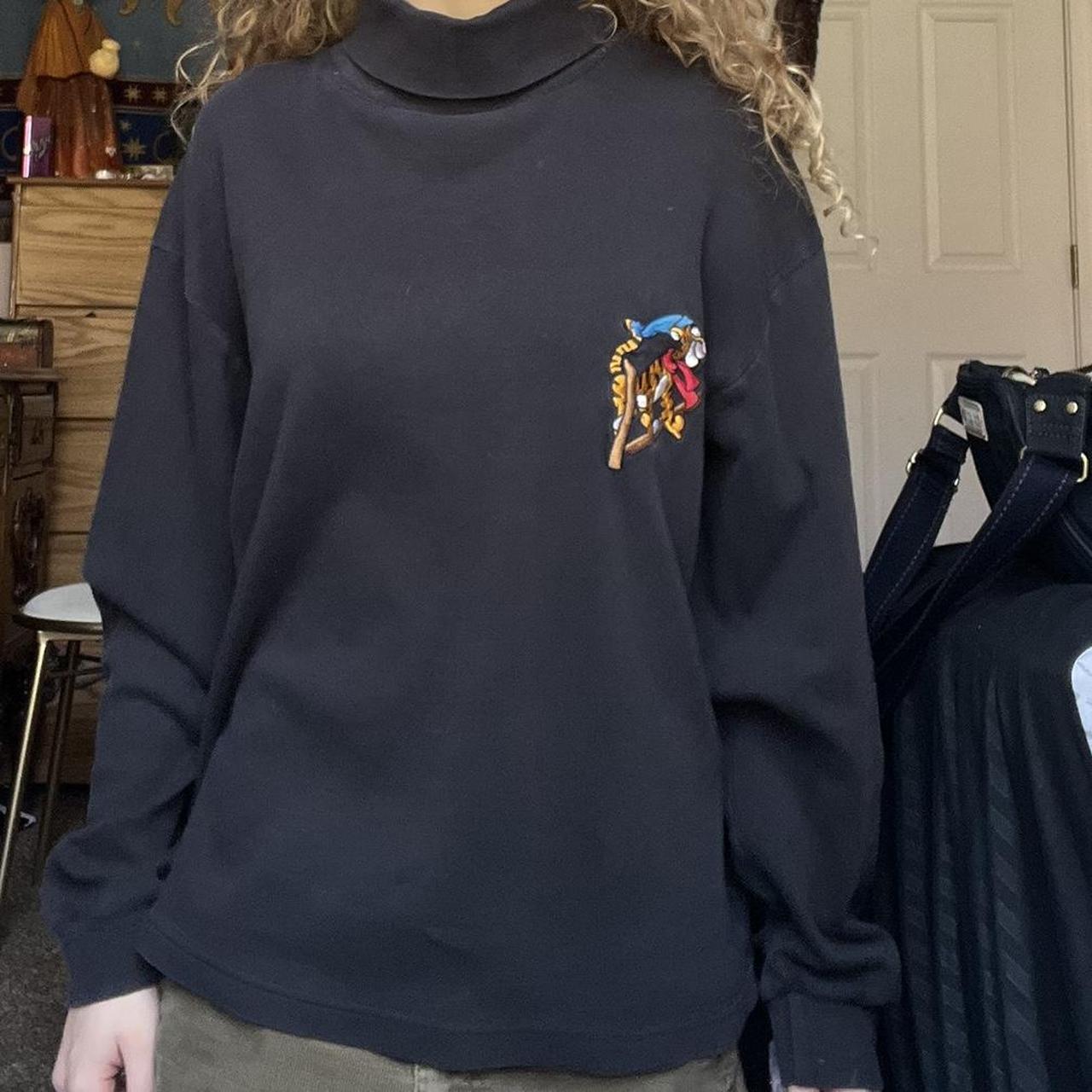 Vintage Disney tigger turtle neck pull over v... - Depop