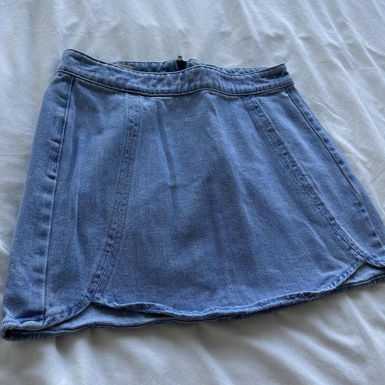 Pacsun Jean Mini Skirt Size 25 Great Condition Depop