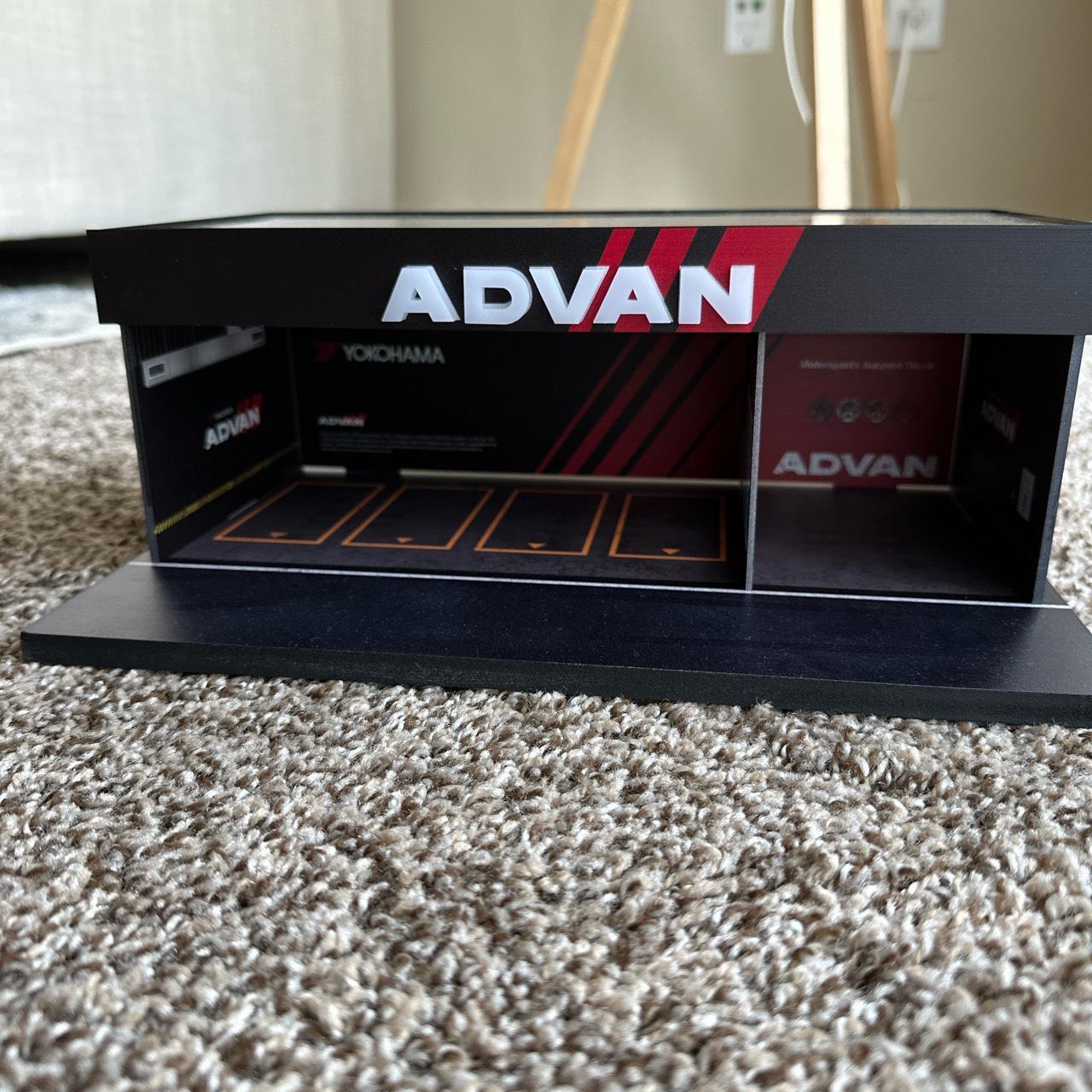 Yokohama advan mini diorama car garage In great... - Depop