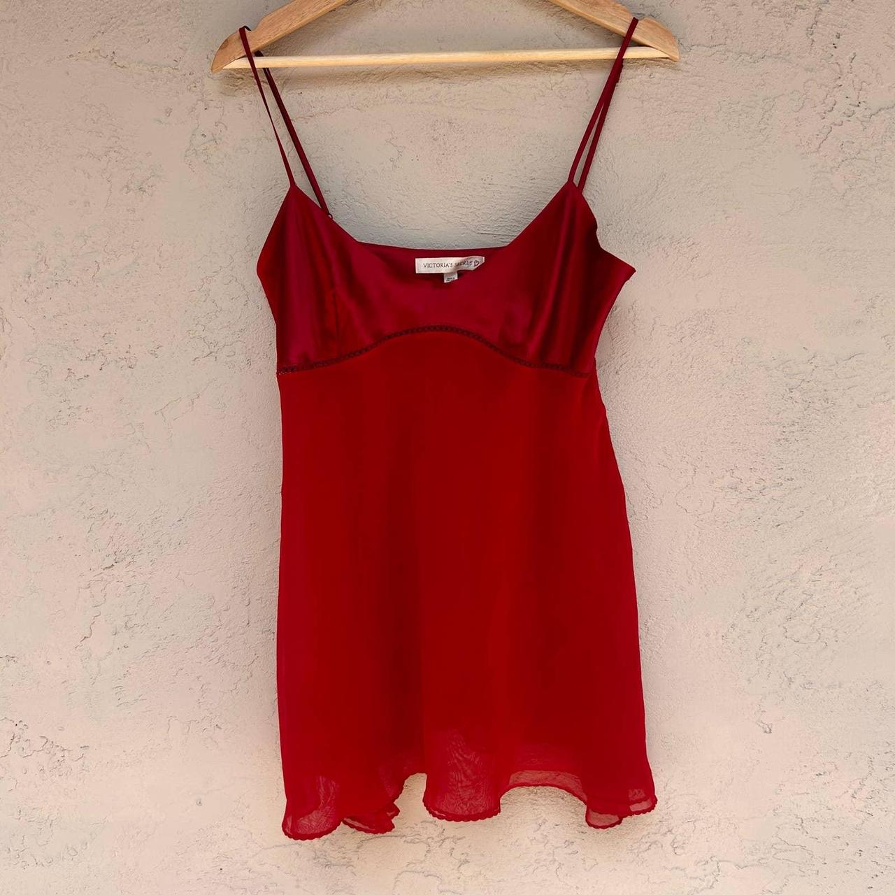 Victoria’s Secret Silky Slip Top Cami XS Layered... - Depop