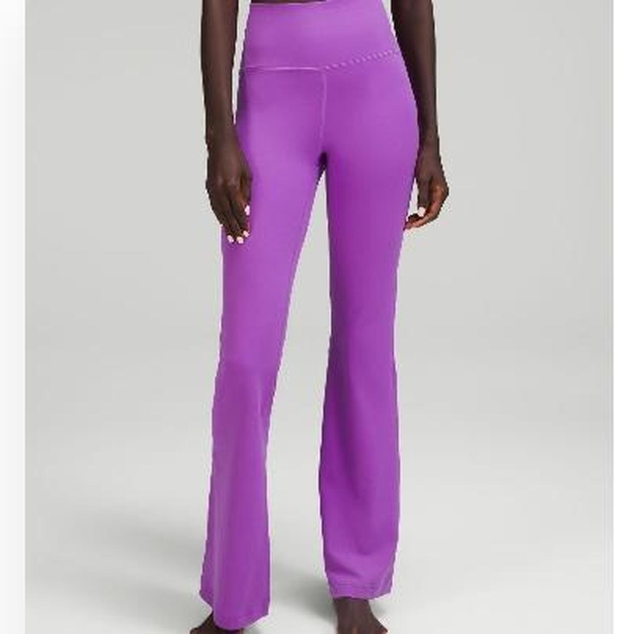 Lululemon Purple Flare Leggings #lululemon... | Depop