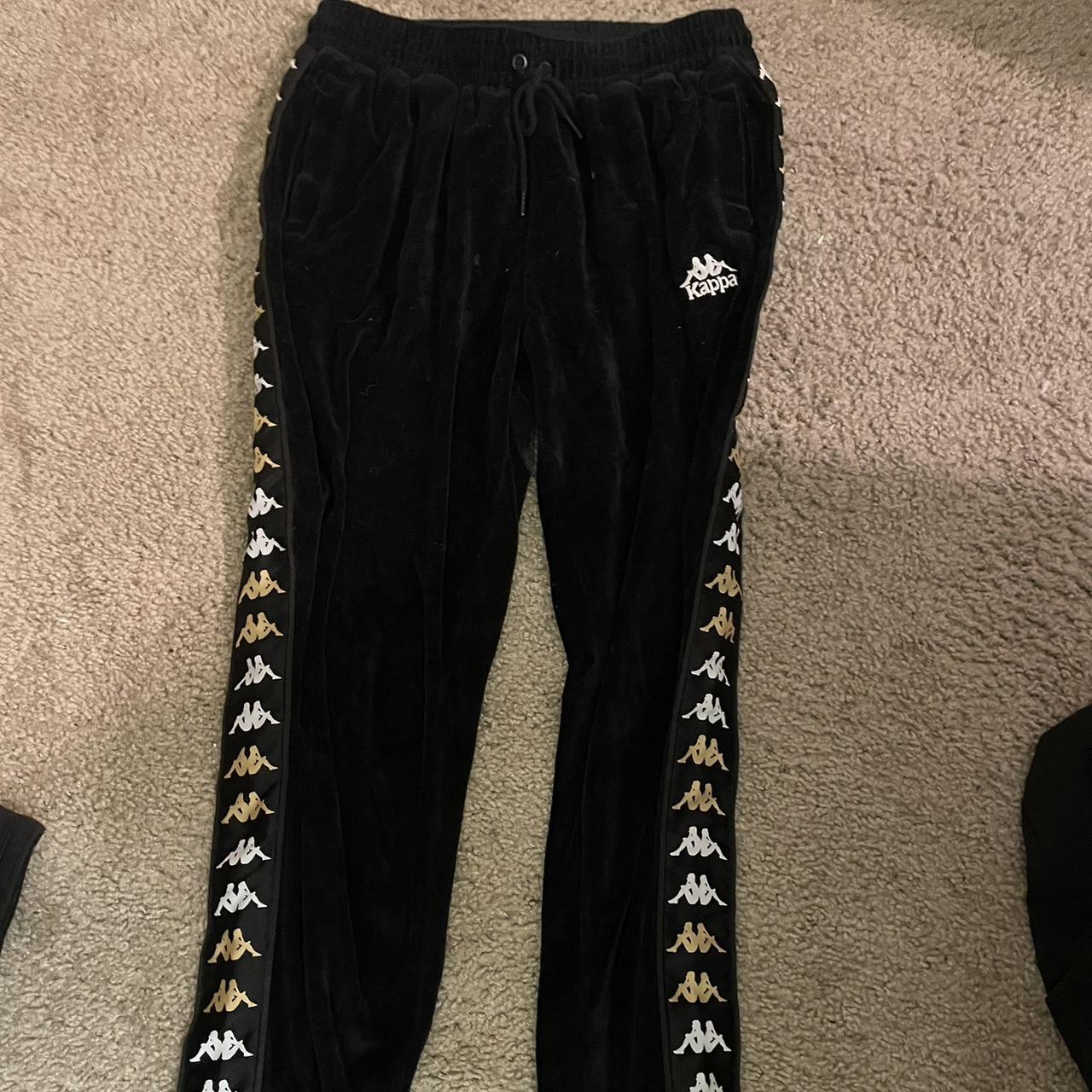 Kappa Men's Black Joggers-tracksuits | Depop